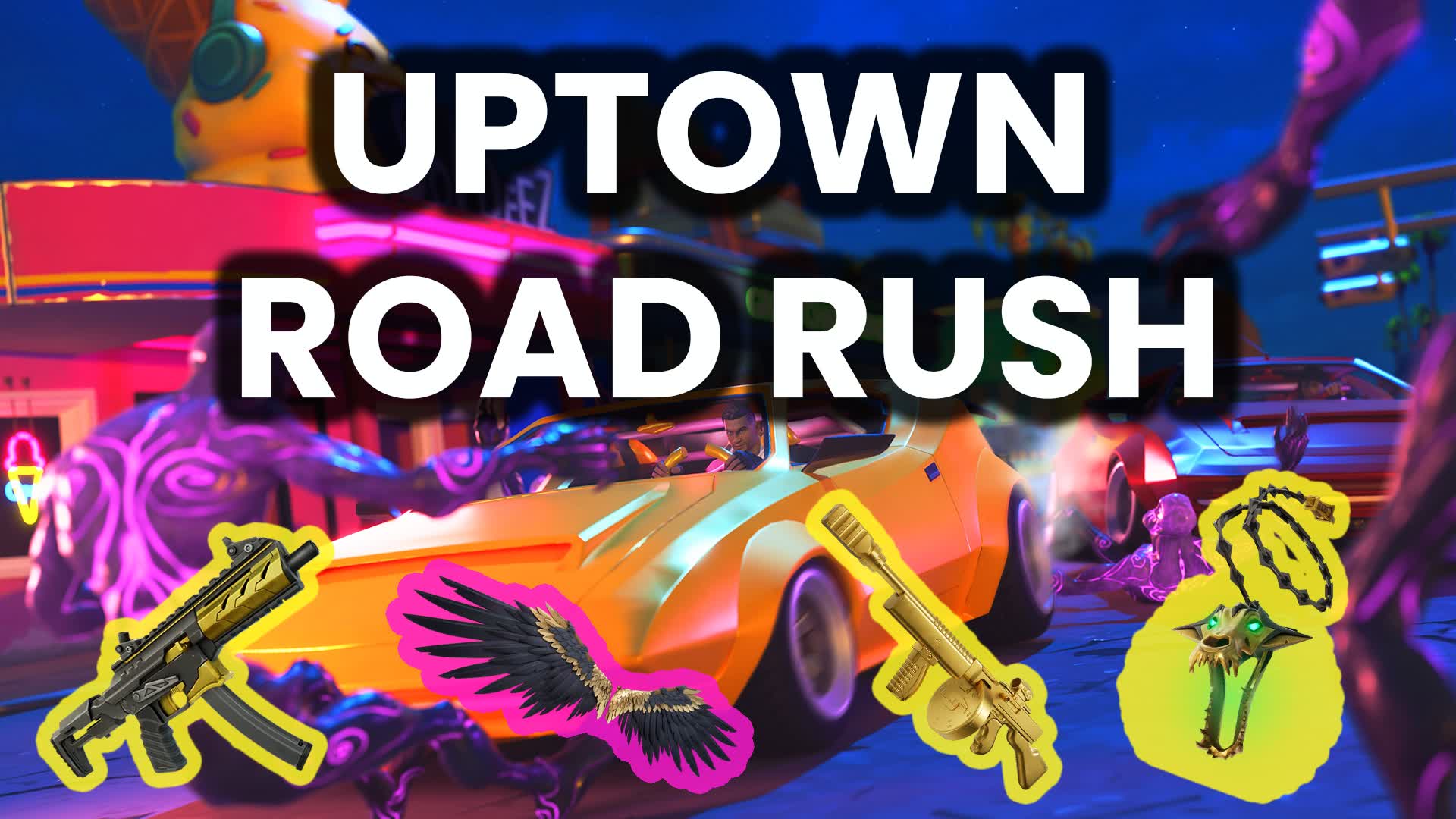 UPTOWN ROAD RUSH 9833-1277-9143 by yojj47 - Fortnite Creative Map Code ...