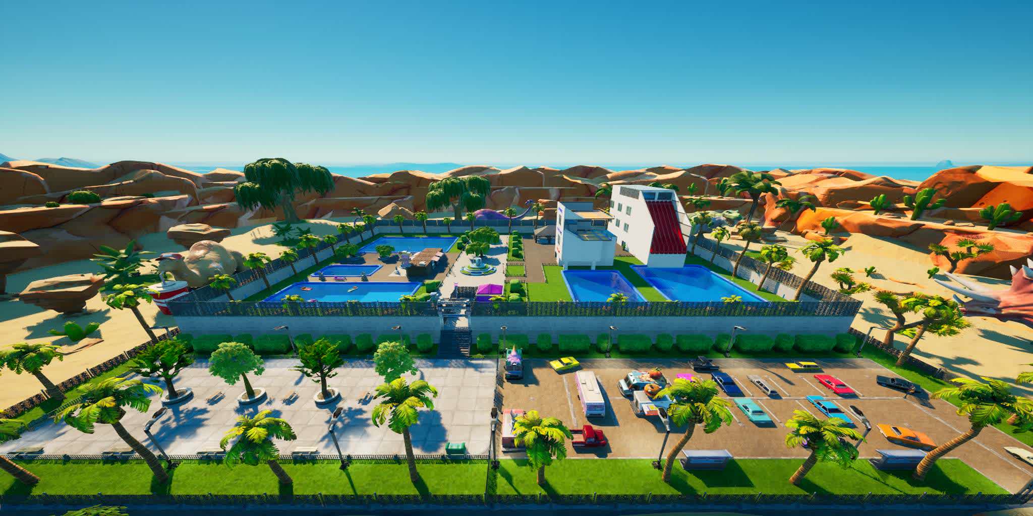 🌀ZONE WARS WATER PARK🔫 1234-8266-2139 by elviernes_tepago - Fortnite Creative Map Code - Fortnite.GG