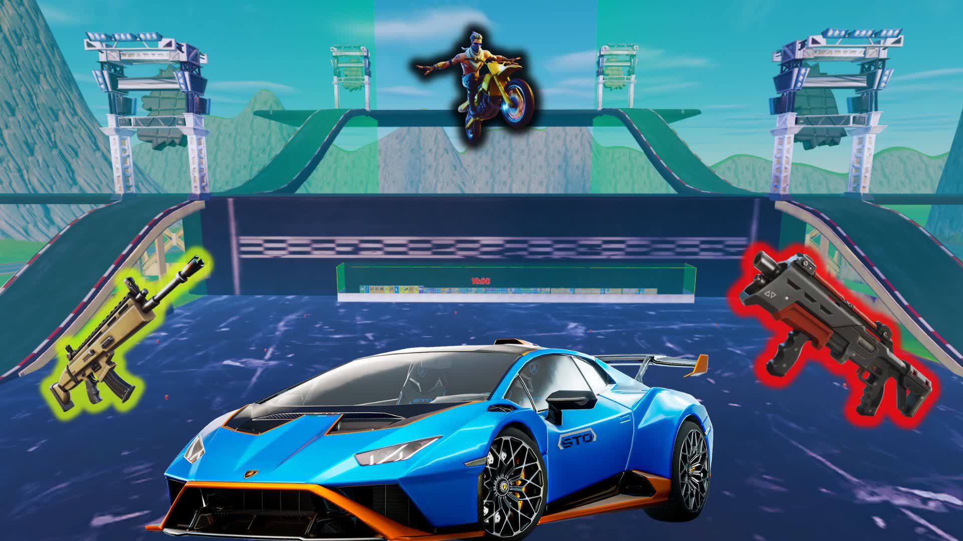 INSANE CARS MEGA BATTLE FFA 1376-1979-6837 by nubor - Fortnite Creative ...