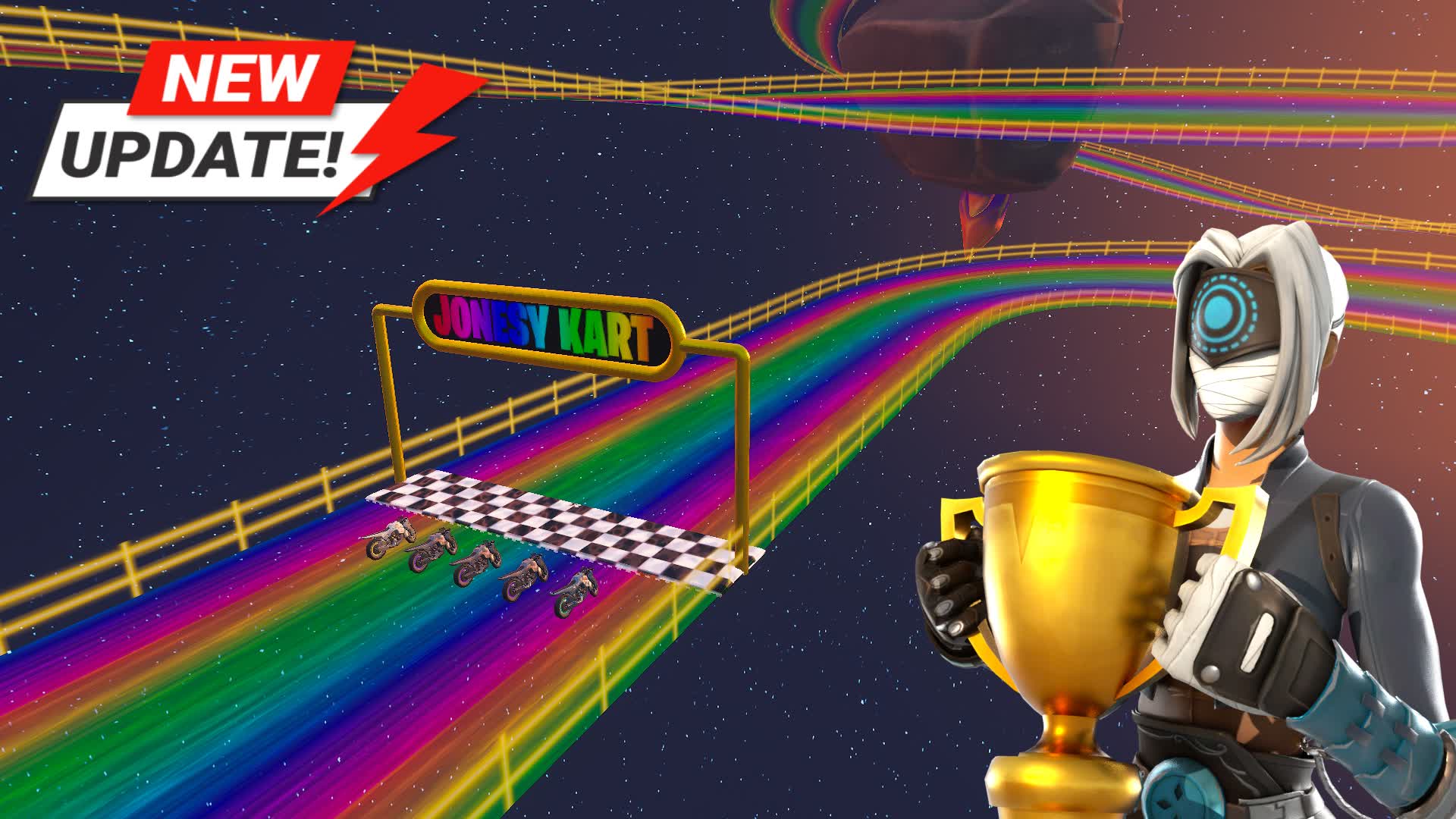 Rainbow road🌈 7201-3277-3110 by fossen - Fortnite Creative Map Code ...