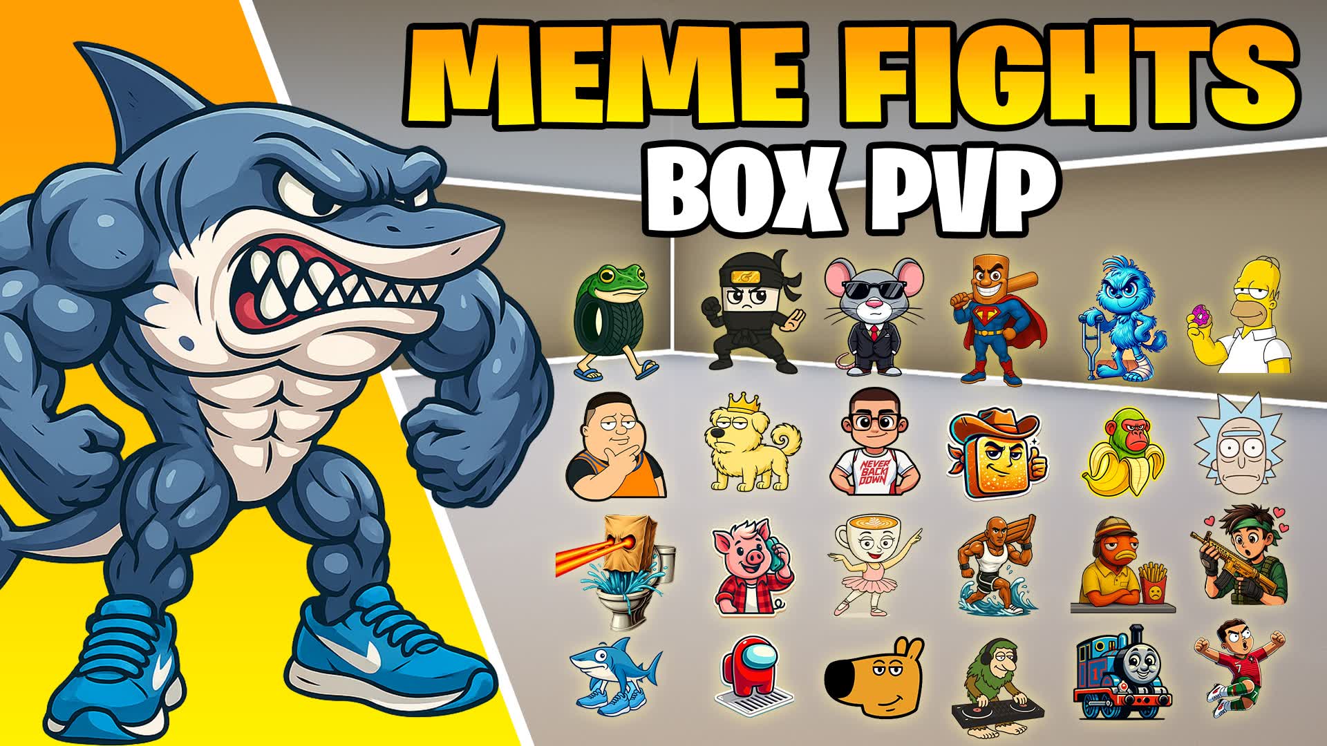 😂 MEME FIGHTS BOX PVP📦 6055-2186-4090 by beemaps - Fortnite Creative ...