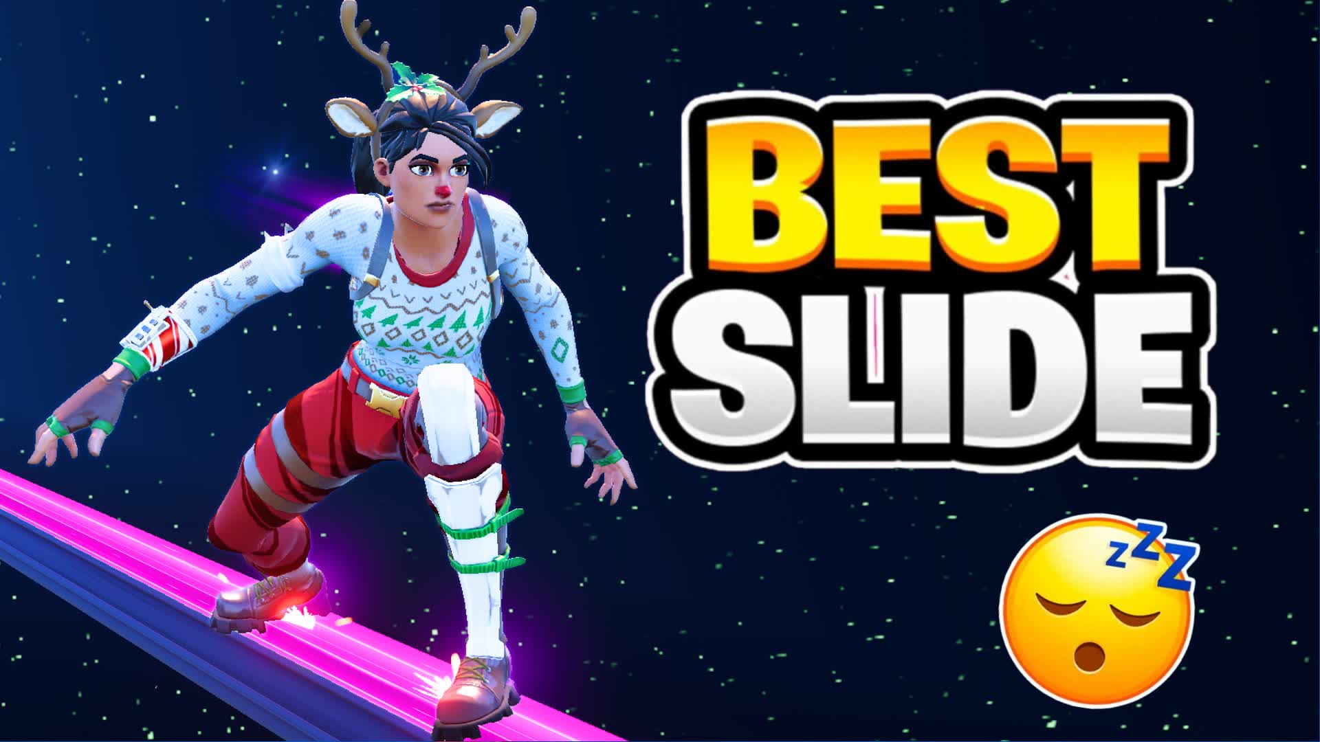 😴BEST SLIDE CHILL & SLEEP ️ 8743-1243-0470 by coin-xp-map - Fortnite