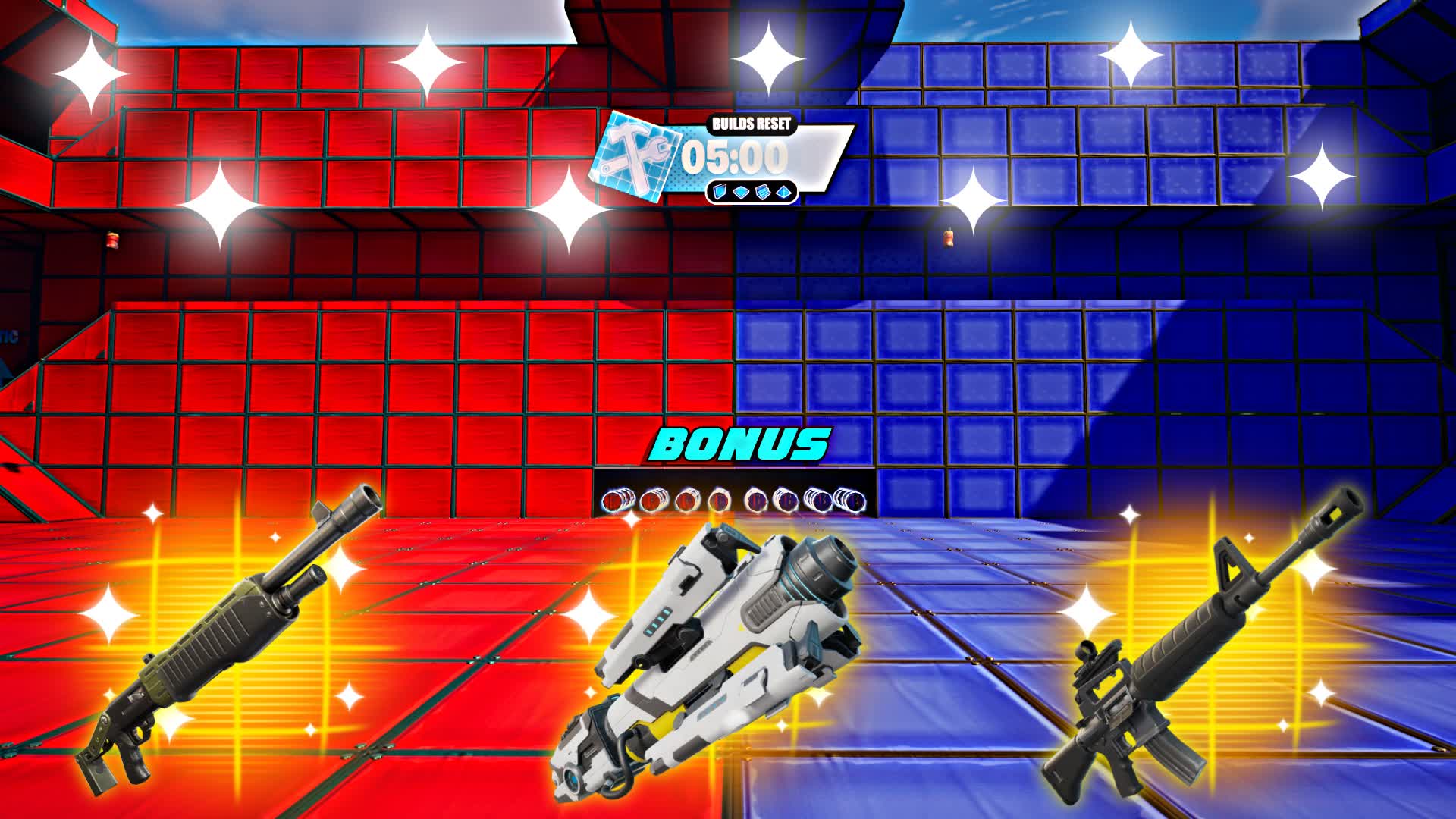 MEGA RED VS BLUE 🔴🔵 FELIX 4641-9952-7139 by minecraft52 - Fortnite Creative Map Code - Fortnite.GG