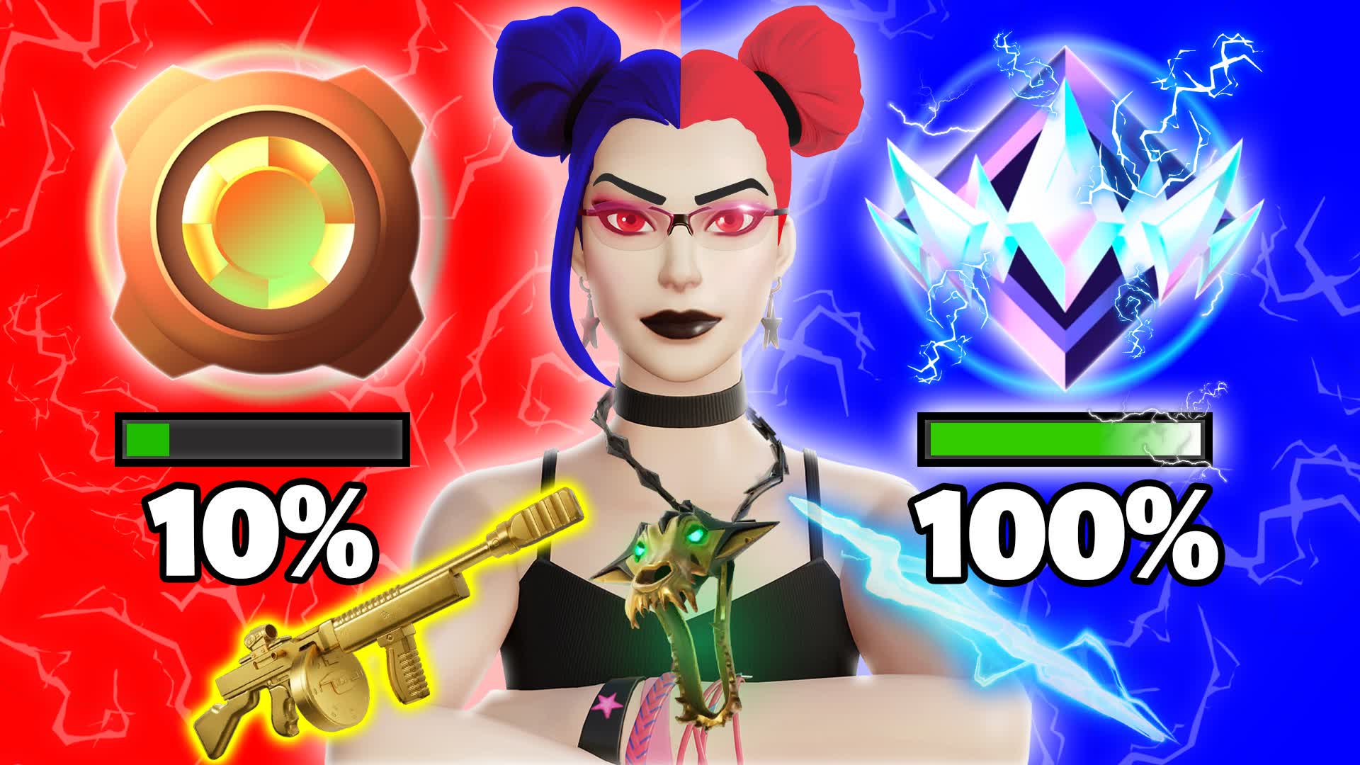 CRAZY RED VS BLUE 🔴🔵 4396-2475-9988 by free.xp - Fortnite Creative Map ...