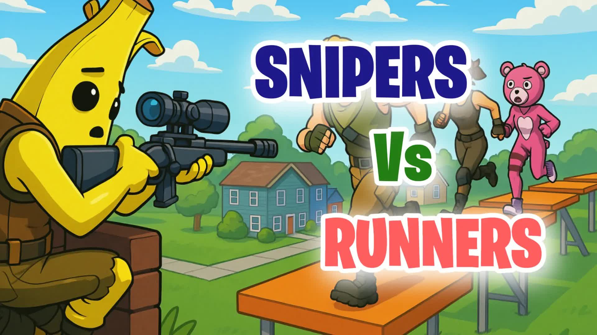 OG SNIPERS Vs RUNNERS 4172-0579-5340 by chungusdawg - Fortnite Creative ...