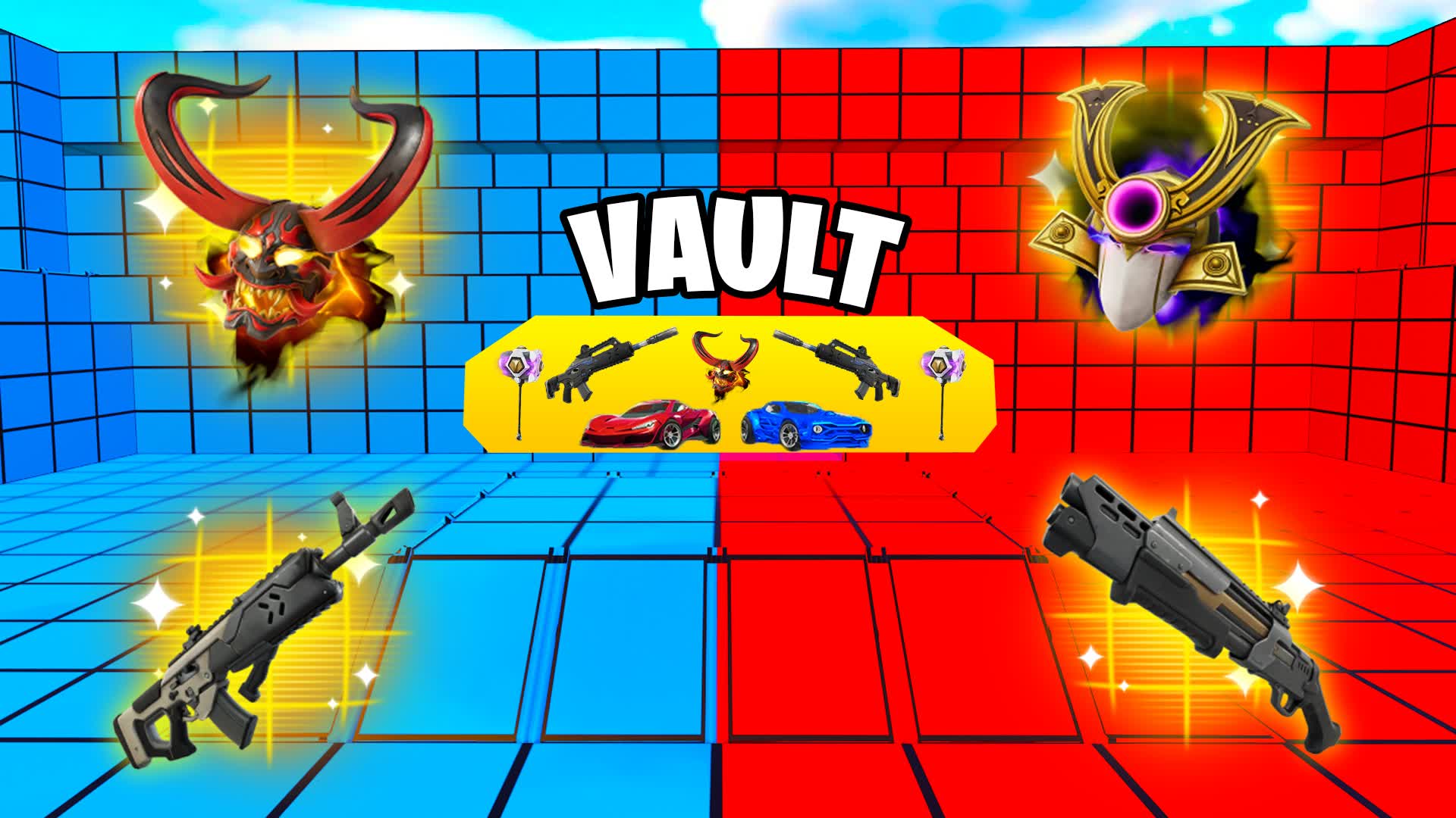 SAMURAI RED VS BLUE 8276-7872-2053 by divinec - Fortnite Creative Map ...