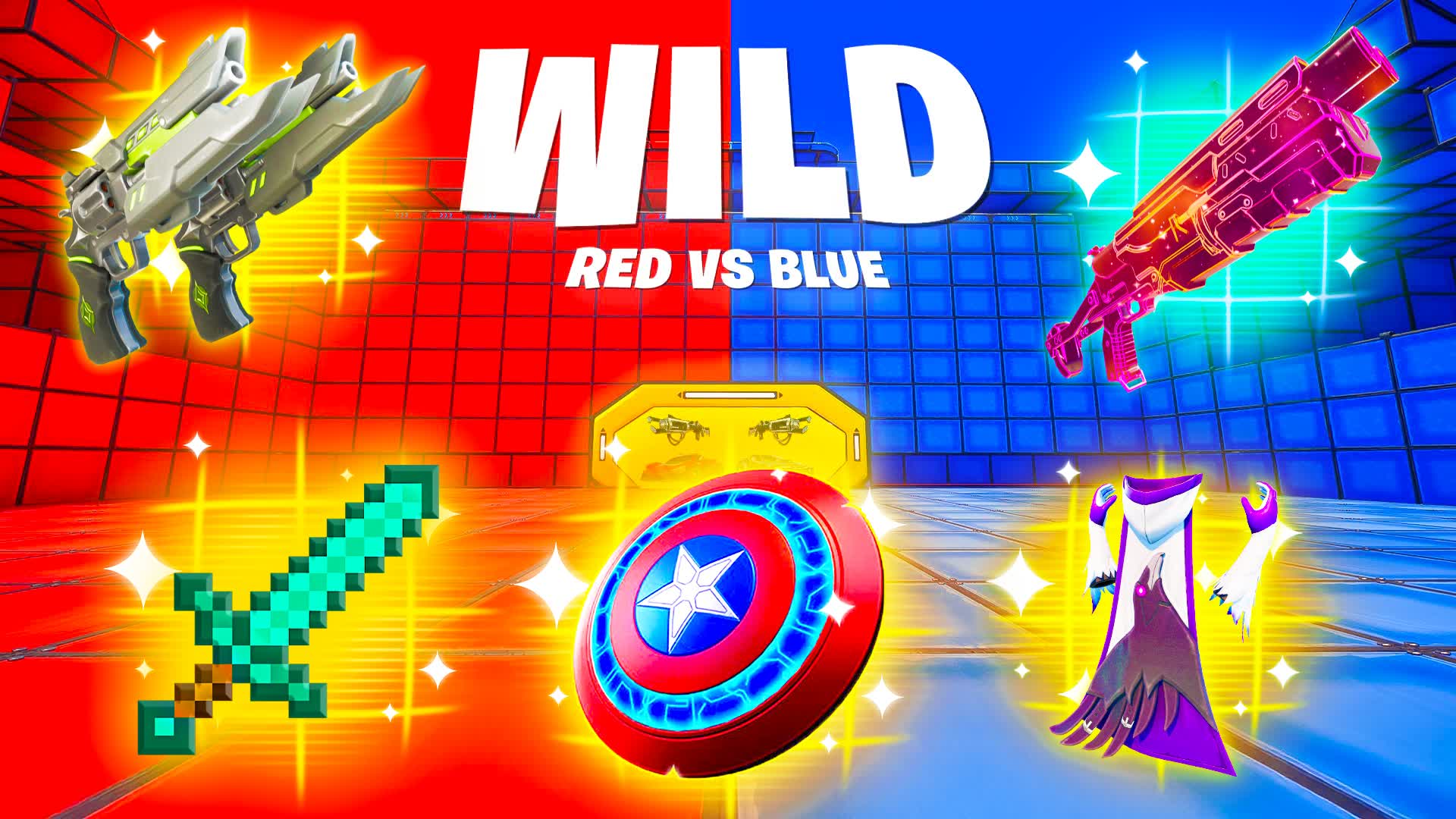 WILD RED VS BLUE 🔴🔵 5693-1466-4290 by egirlkawaii - Fortnite Creative ...