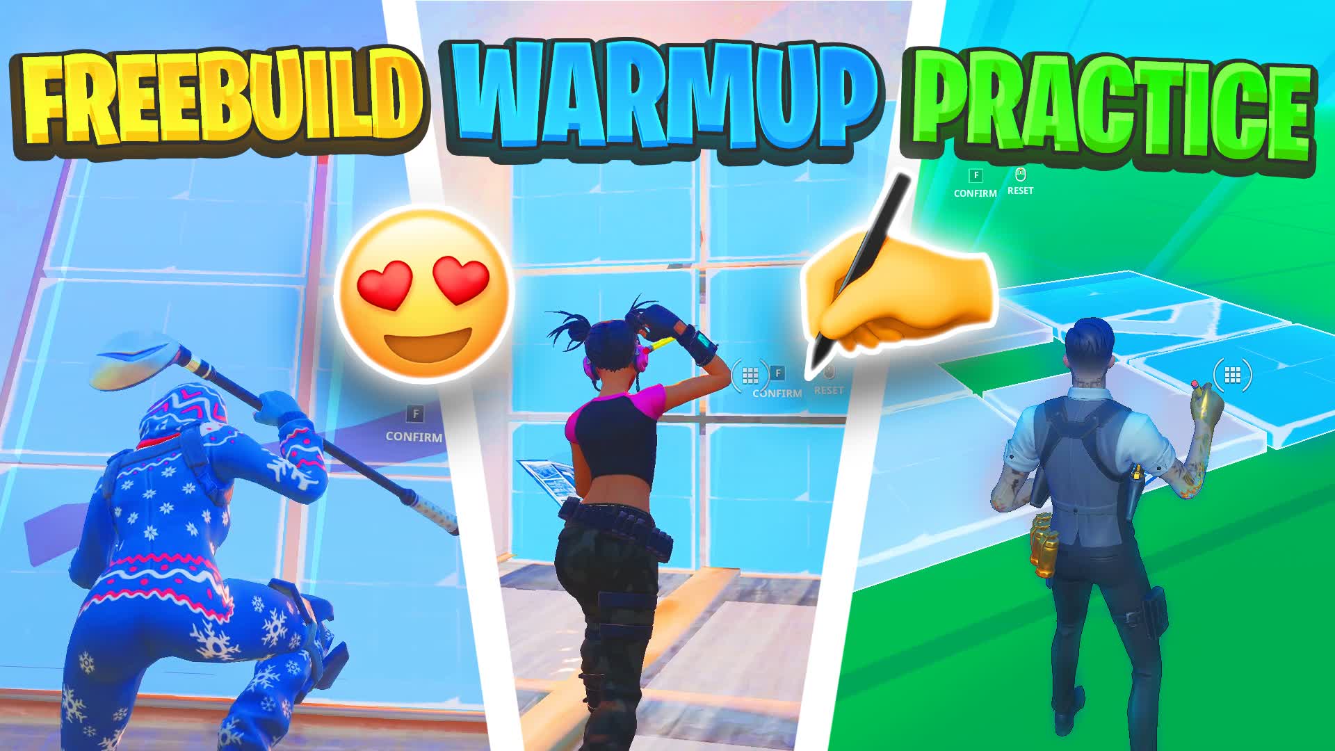 😍FREEBUILD, WARMUP, PRACTICE & EDIT MAP 3624-7350-0911 by pengybtw - Fortnite Creative Map Code ...
