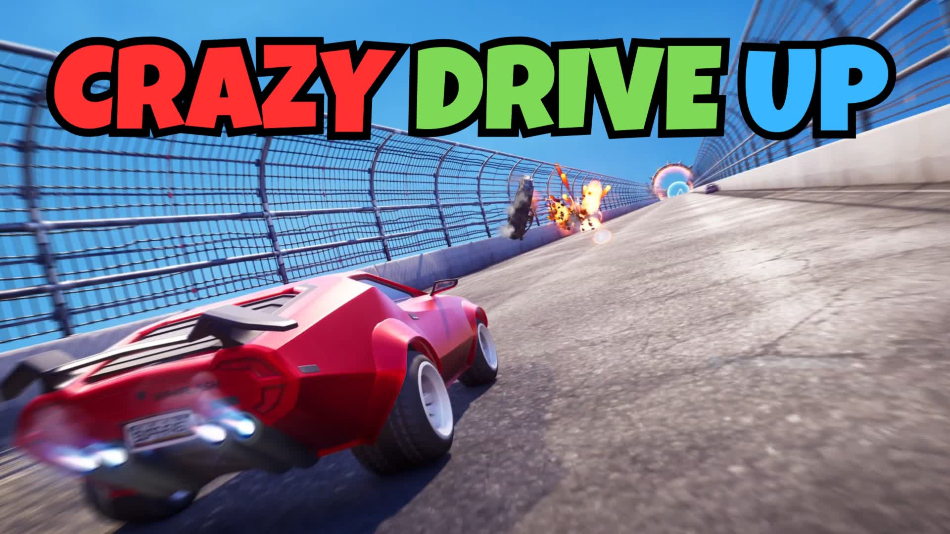 Crazy Drive Up 1557-1840-2609 by funlevels - Fortnite Creative Map Code ...