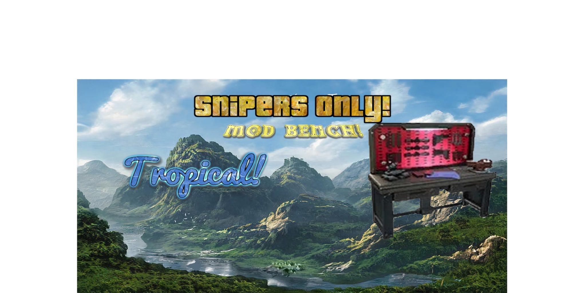 Mod Bench Sniper Tropics 6012-2971-5554 by elmorji - Fortnite Creative ...