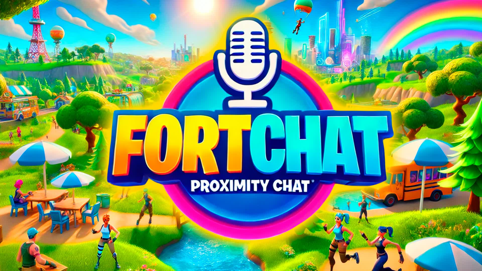 FORTCHAT 🔊PROXIMITY CHAT 2435-4386-2383 by bedel-maps - Fortnite Creative Map Code - Fortnite.GG