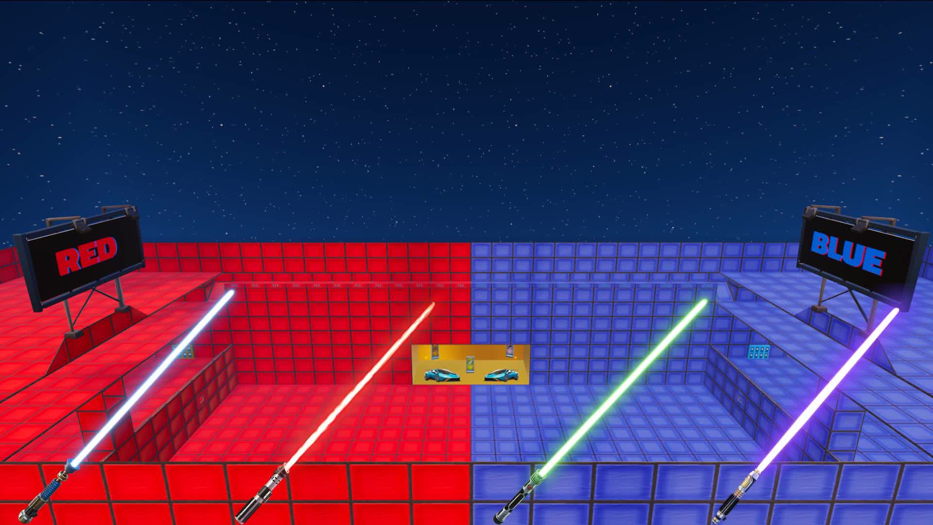 🌌 LIGHTSABERS RED VS BLUE 6906-9543-2634 by solome - Fortnite