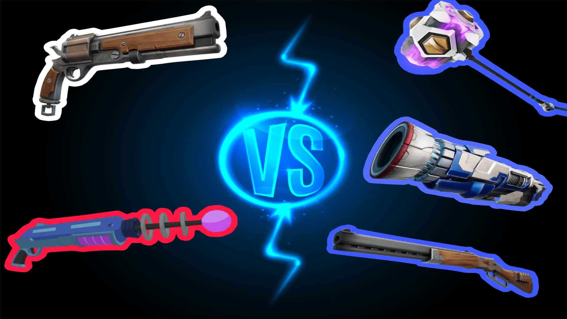 ALL WEAPON - RED VS BLUE 0340-4612-1648 by laviiva - Fortnite Creative ...