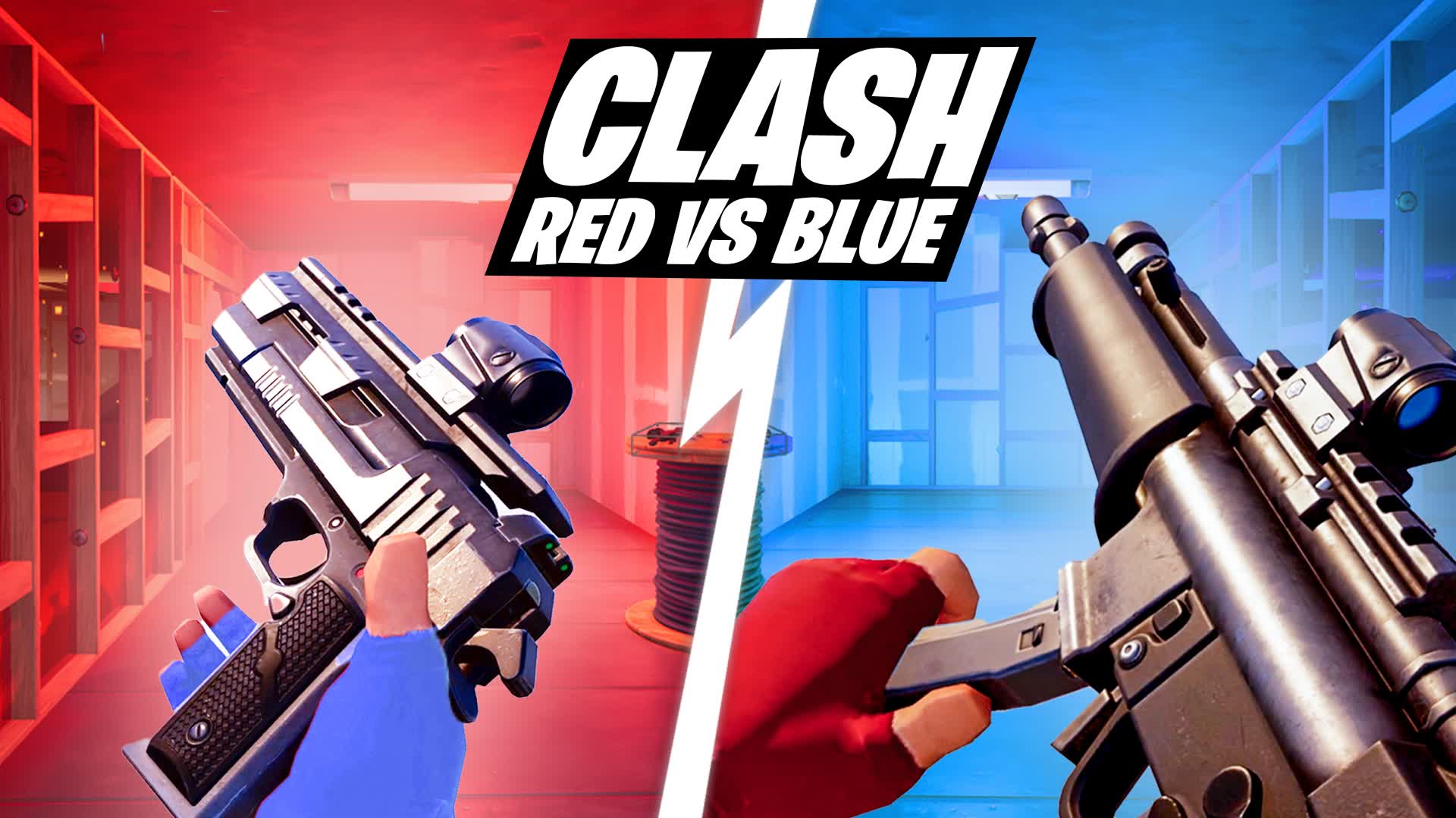 Clash Red vs Blue 7709-4852-6947 by dojomaps-combat - Fortnite Creative ...