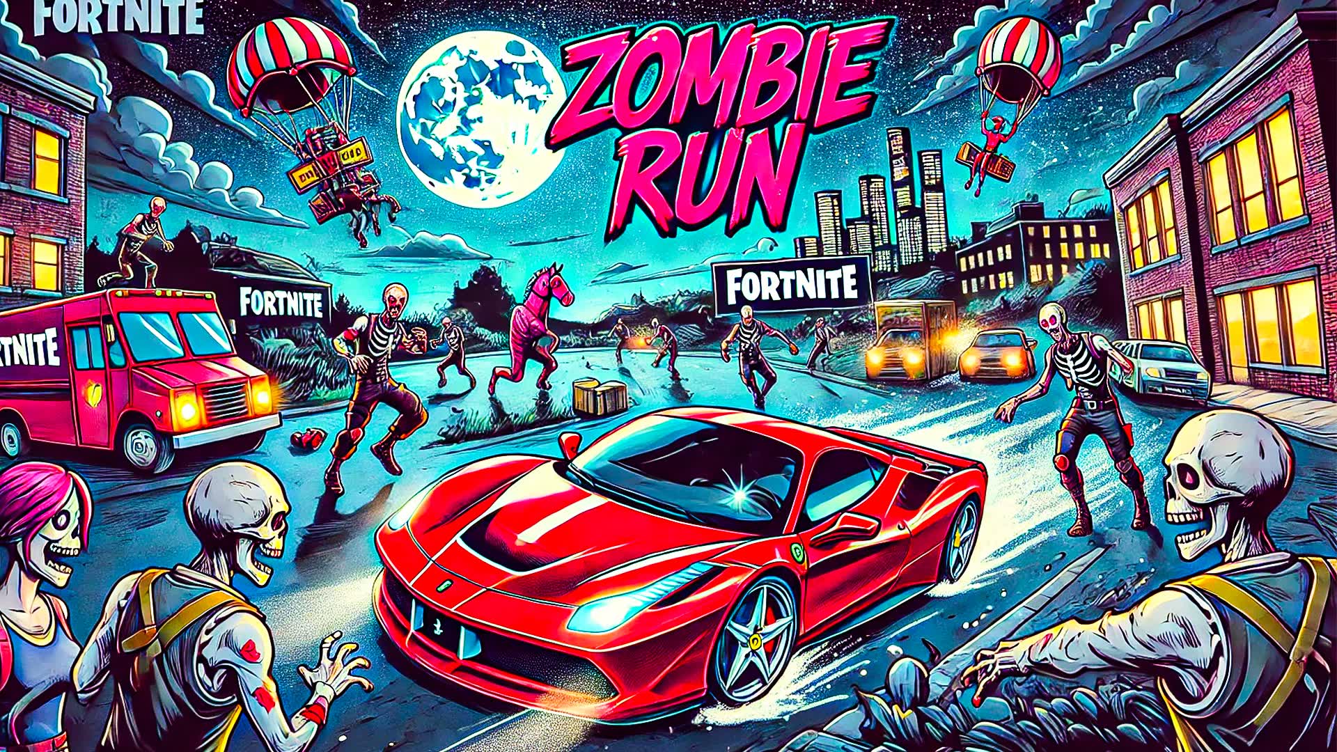 🧟ZOMBIE RUN in the CITY🏎️ 6564-3058-2893 by ovt94 - Fortnite Creative ...