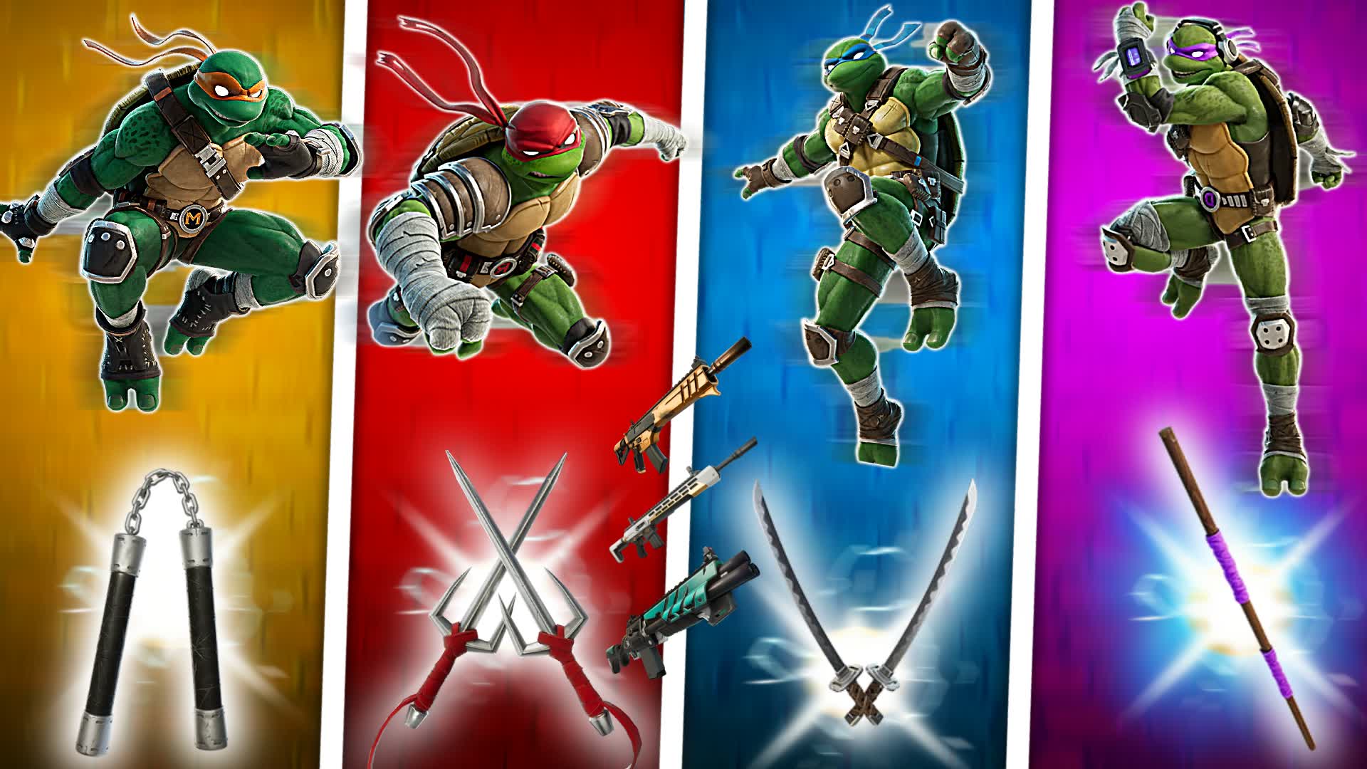 NINJA TURTLES 🐢 0755-1585-1062 by lalocreative - Fortnite Creative Map ...