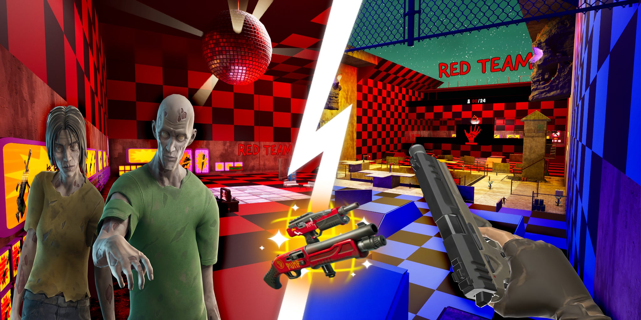 🔴DEAD RED VS SUPER BLUE🔵 ZOMBIES 6401-2894-5975 by upleftright ...