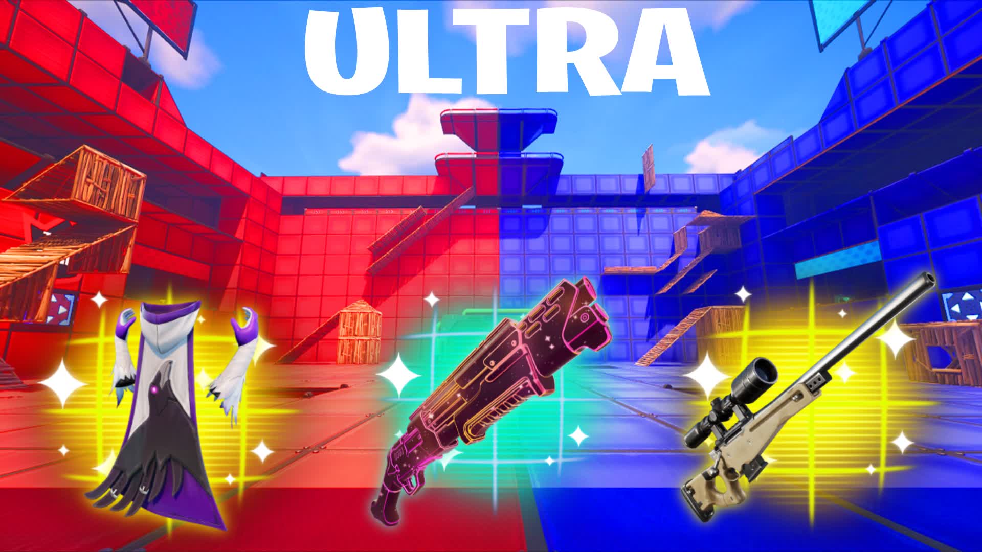 🌟ULTRA - RED VS BLUE 🔴🔵 PVP 3091-5300-7139 by red-vs-blue-rvb - Fortnite