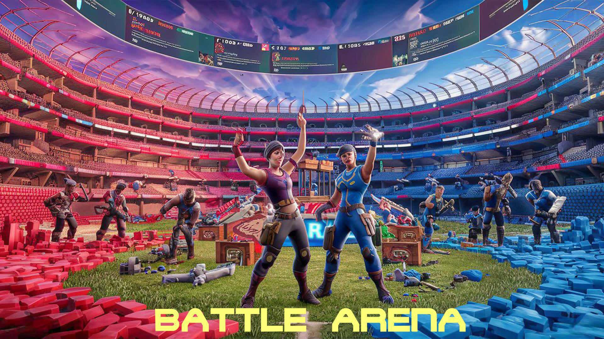 BATTLE ARENA 0755-2832-8616 by sharkyvulcan - Fortnite Creative Map ...
