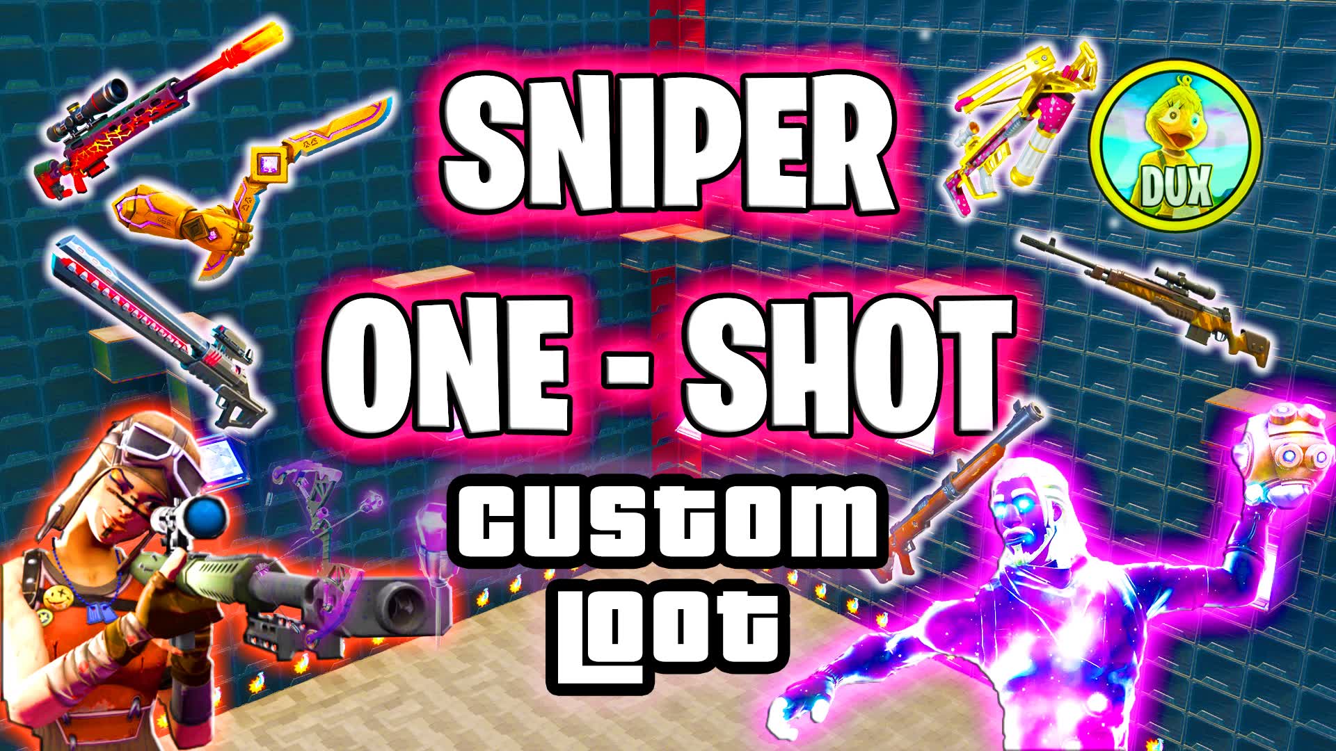 🎯Sniper One Shot 🎯 (Custom Loot) DUX🐥 6103-8566-5742 by dux - Fortnite ...