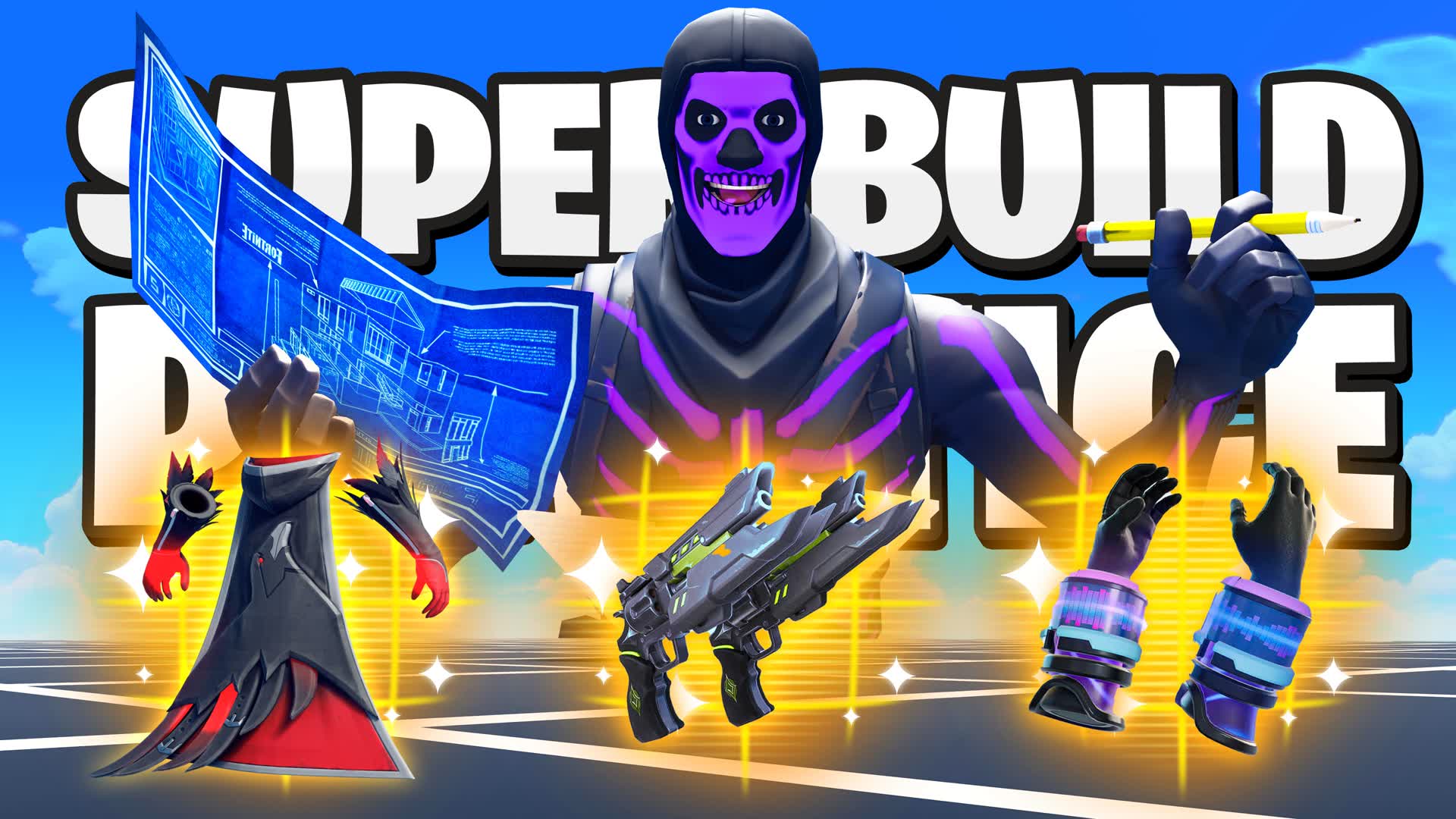 SUPER BUILD PRACTICE 0953-6610-7348 by 1v1 - Fortnite Creative Map Code ...