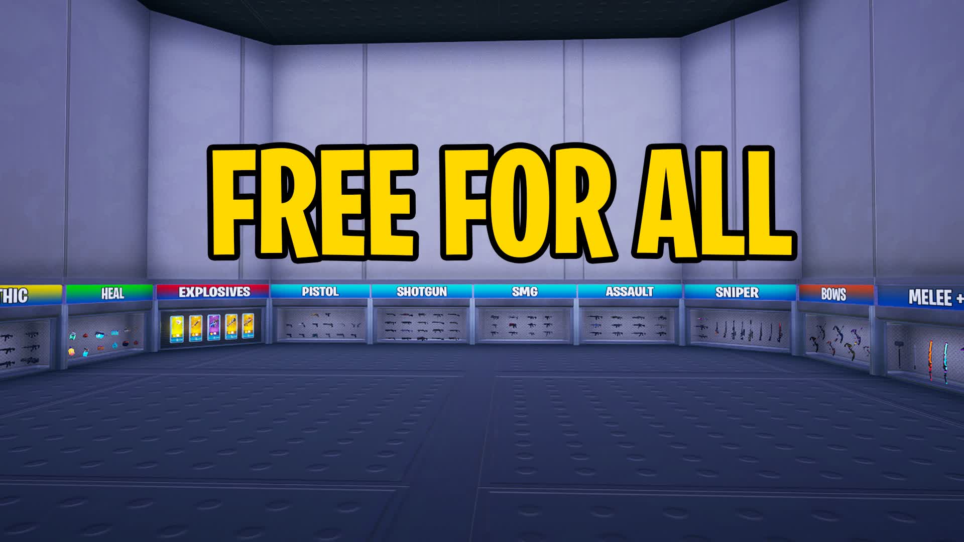 Chapter 1 Free For All 5685 4730 4070 By Atho Fortnite Creative Map