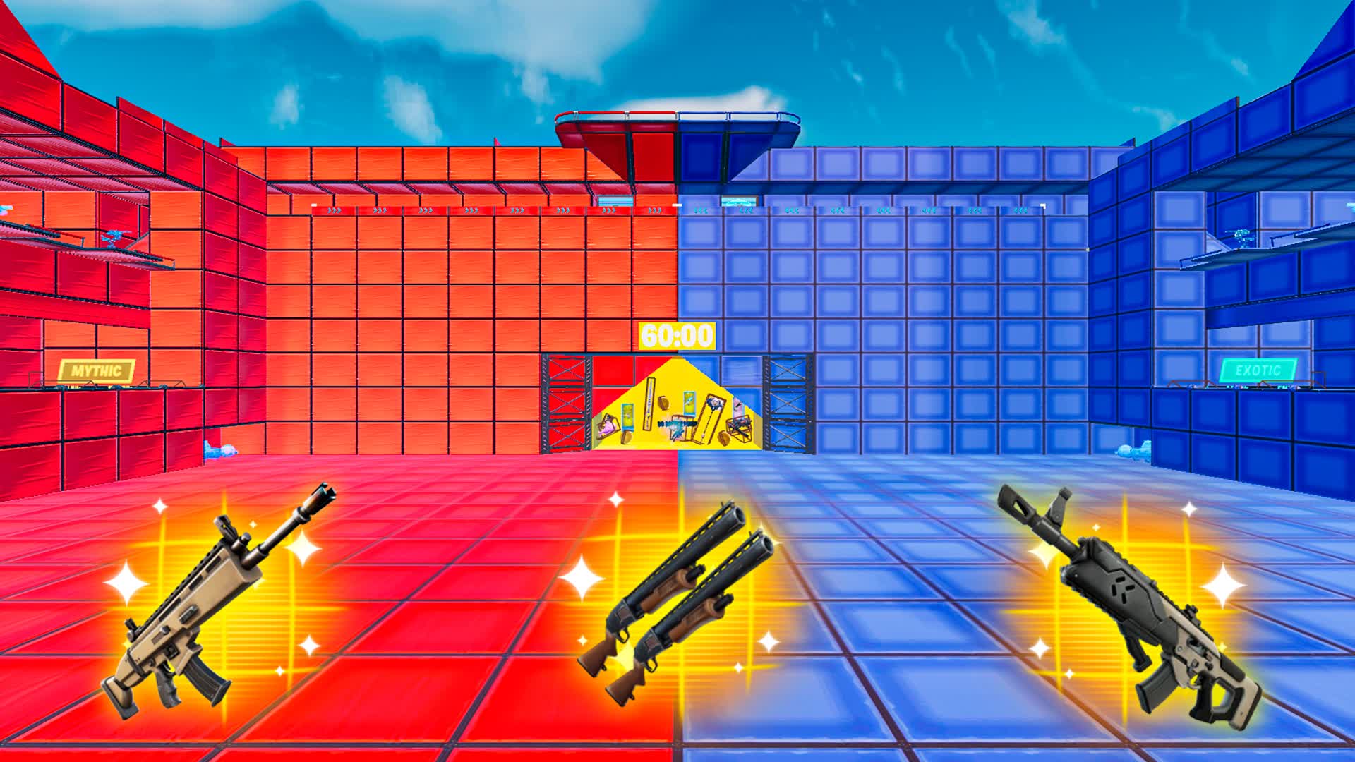 MEGA RED VS BLUE 🔴🔵 0369-7374-8719 by d1rolly - Fortnite Creative Map ...