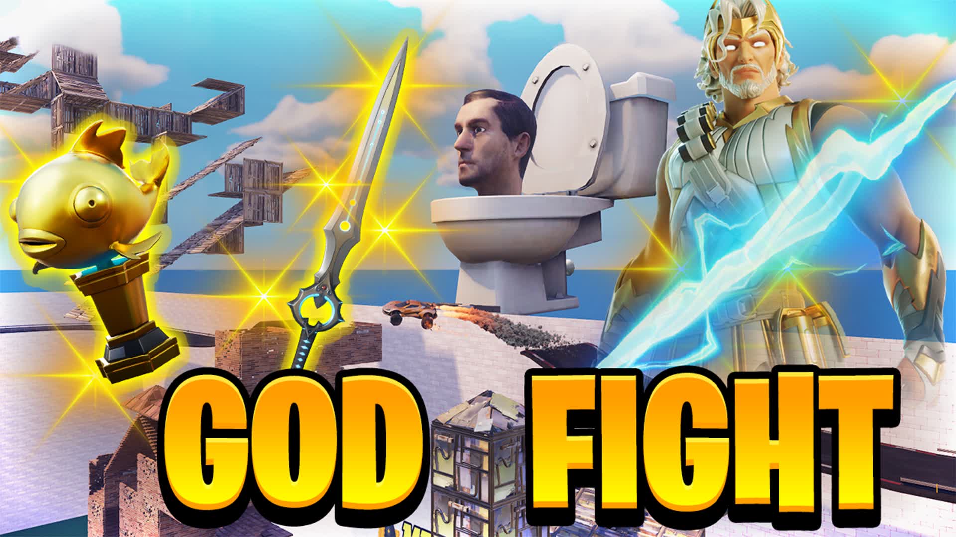 God Fight - All Weapons 6442-3587-3876 by souyou - Fortnite Creative ...