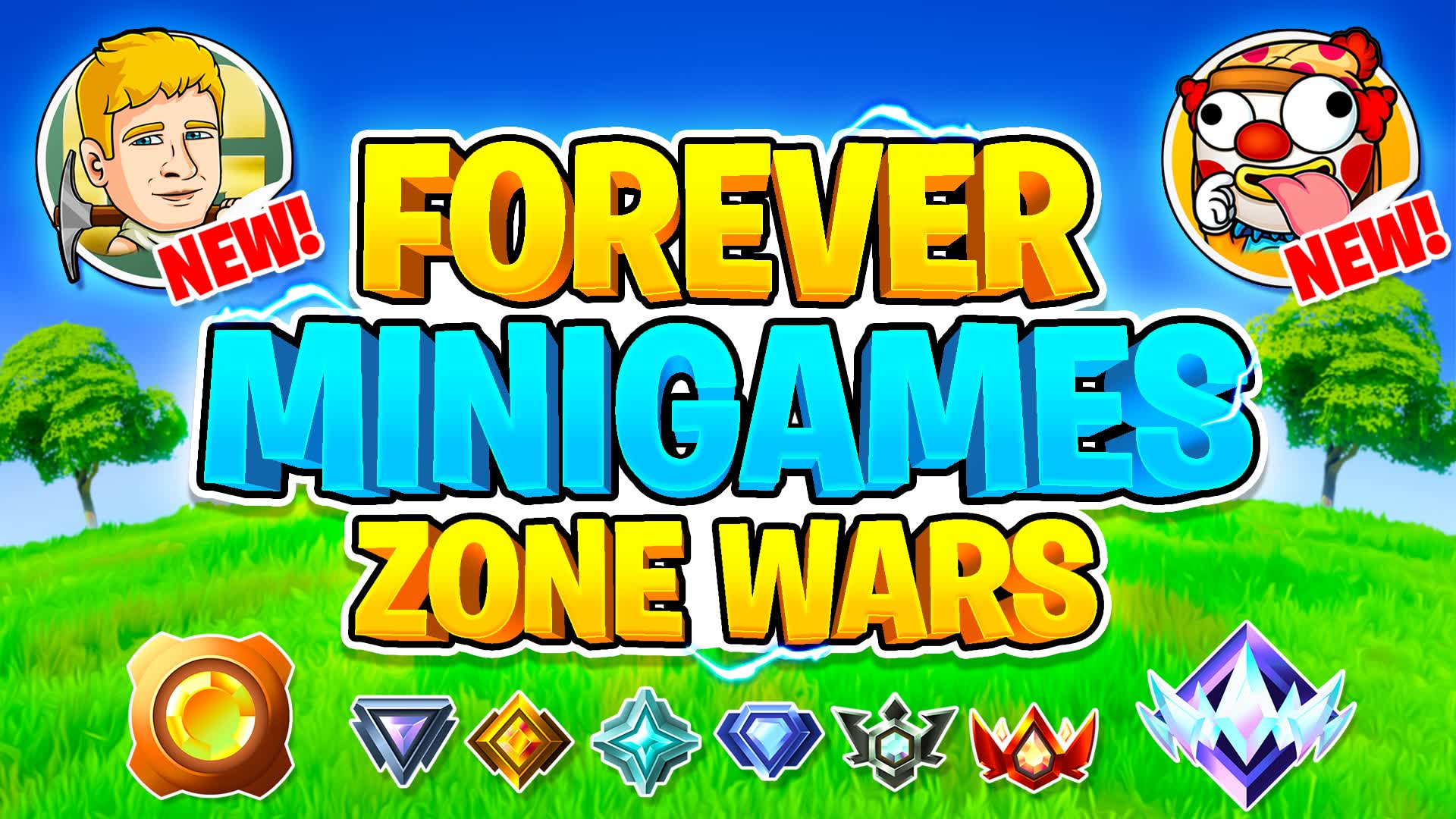 MINIGAMES FOREVER ZONE WARS [RANKED] 9375-9398-5793 by gridy - Fortnite ...