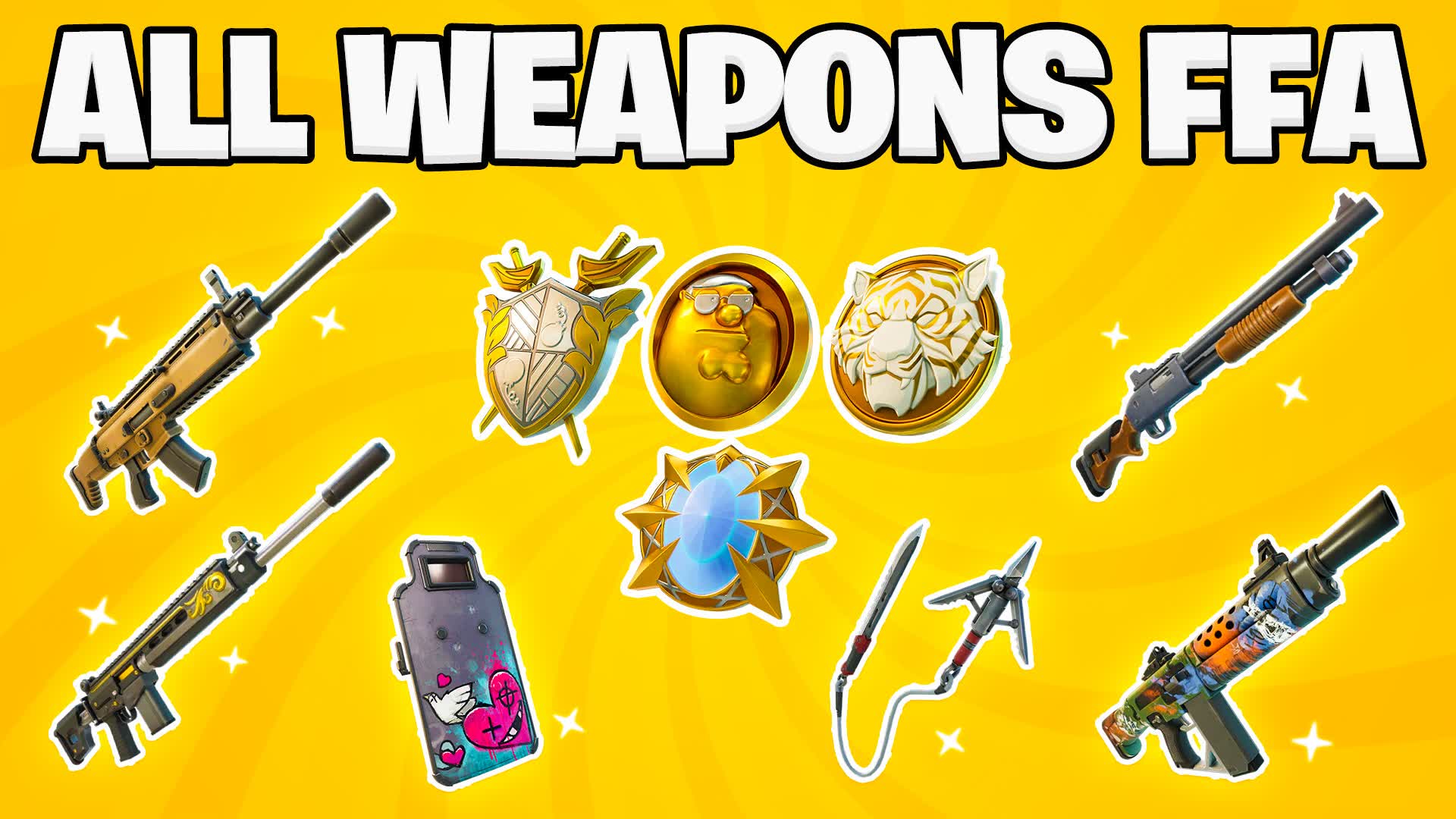 🎉 CH5 WEAPONS+VEHICLES - FFA 🔥 8135-3290-4951 من ابتكار kriptik - Fortnite
