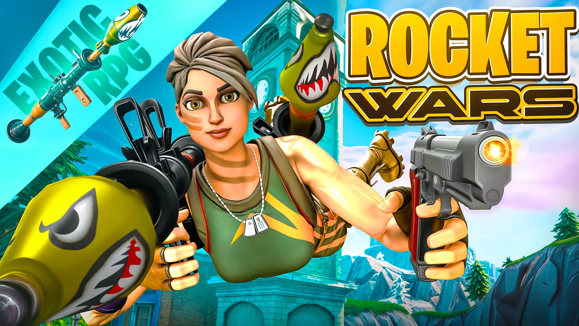 🌀ROCKET WARS🏆 ( TILTED THE PIT ) 9855-8499-5059 by at52 - Fortnite ...