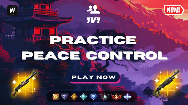PRACTICE PEACE CONTROL 1V1 2723-3650-6837 de twbyadrien en Fortnite