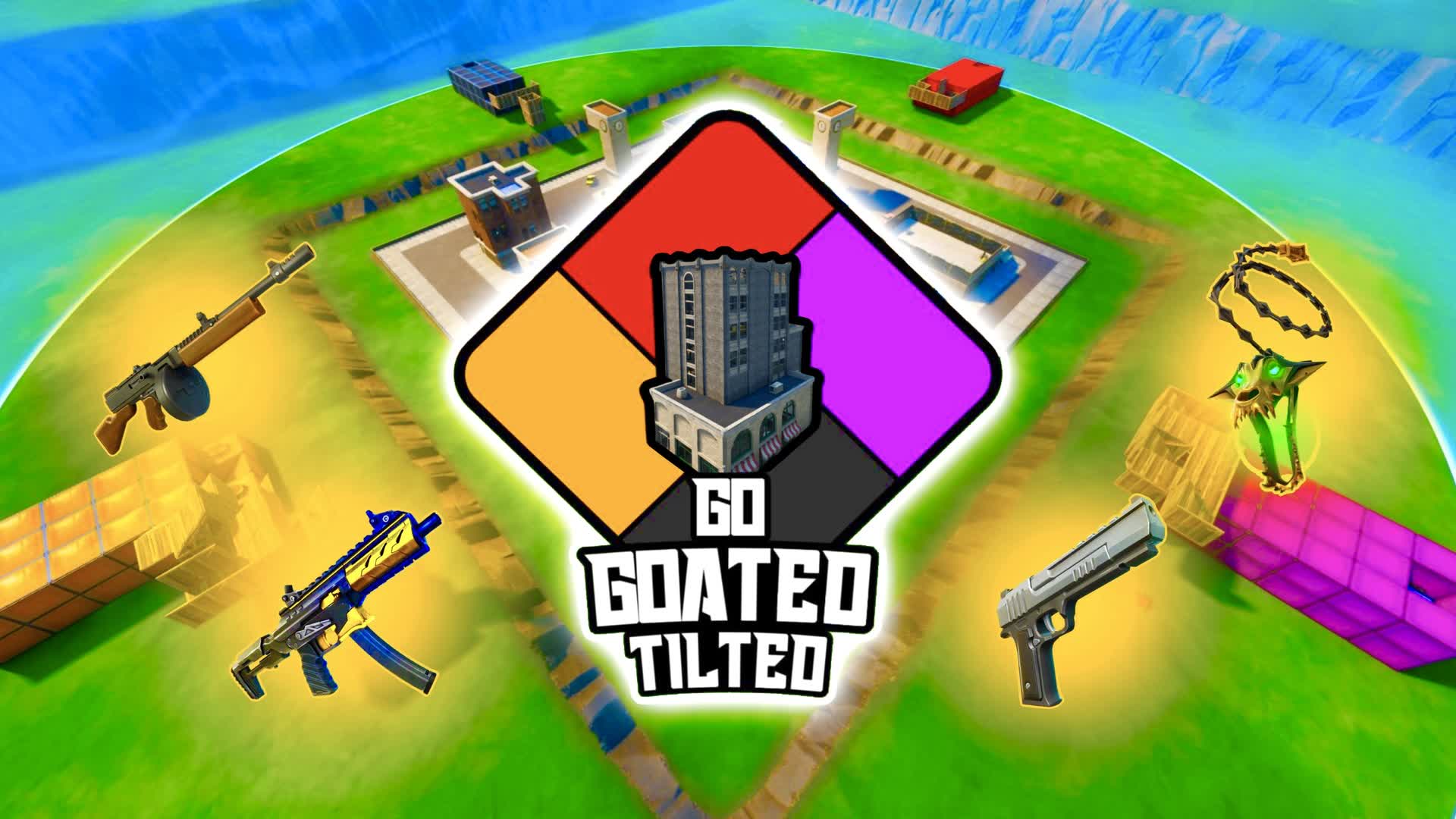 GO GOATED TILTED 6263-5930-4217 by 8nvee - Fortnite Creative Map Code - Fortnite.GG