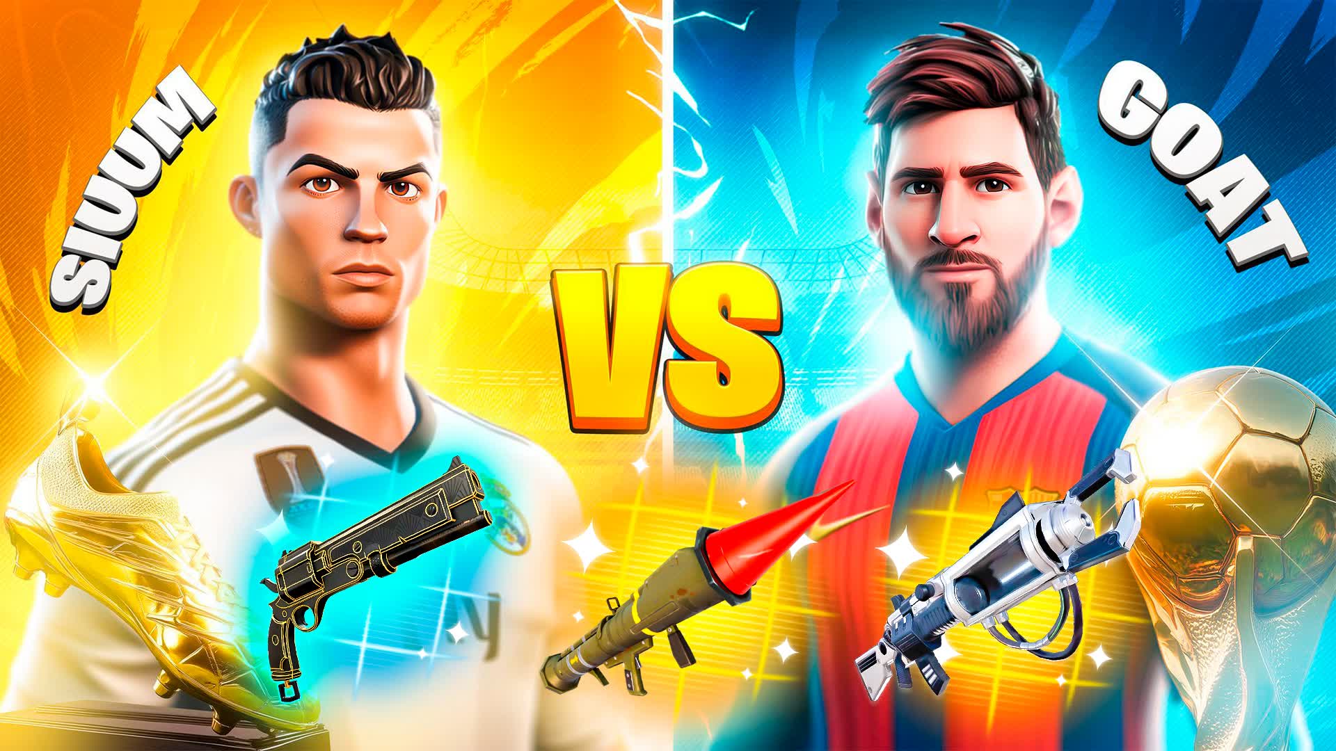 🏆RONALDO VS MESSI🐐 5721-4768-4967 by keystarmaps - Fortnite Creative Map Code - Fortnite.GG