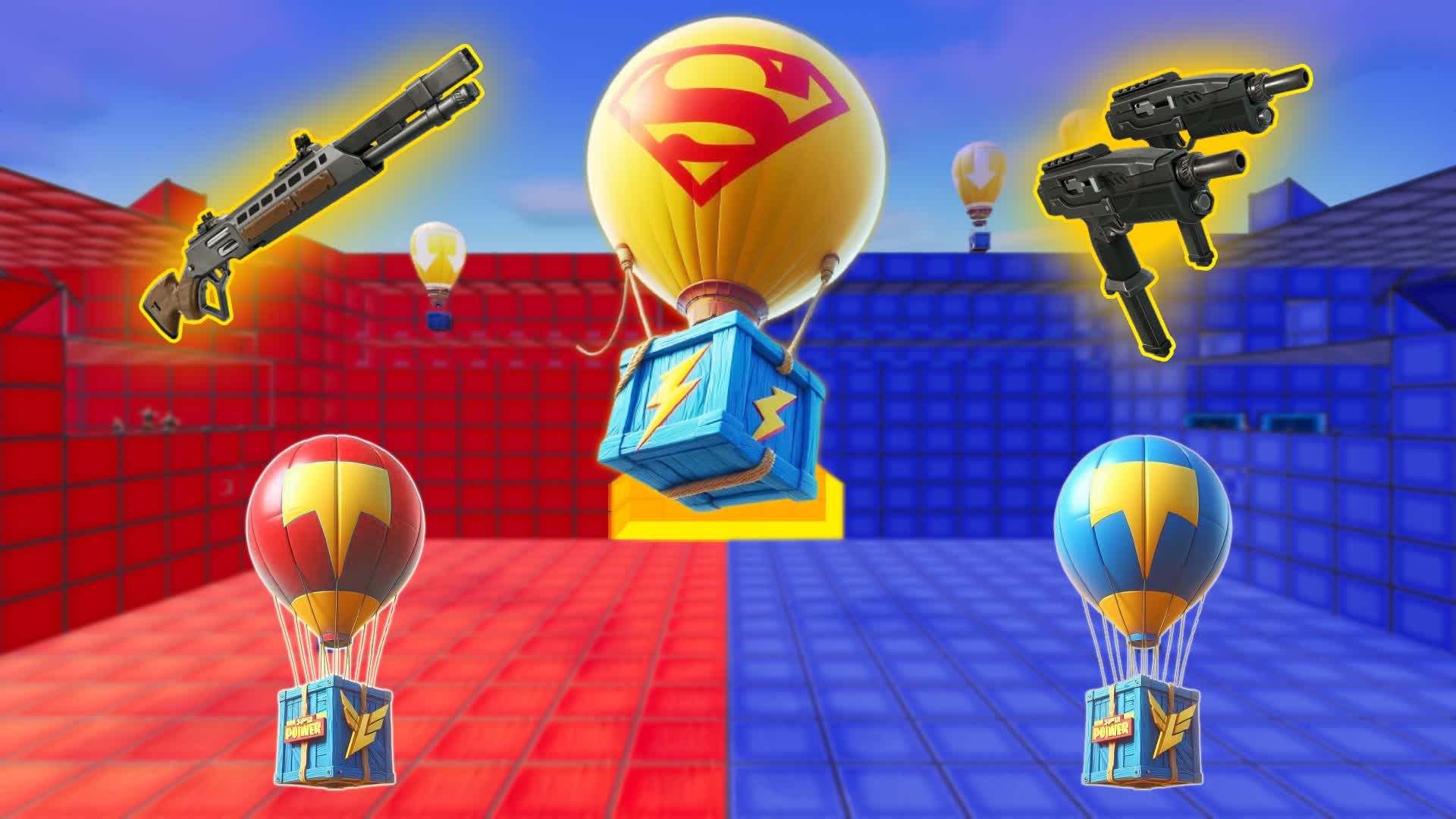 Balloons 🔴 Red VS Blue 🔵 6810-3961-5095 by dantoy - Fortnite Creative ...