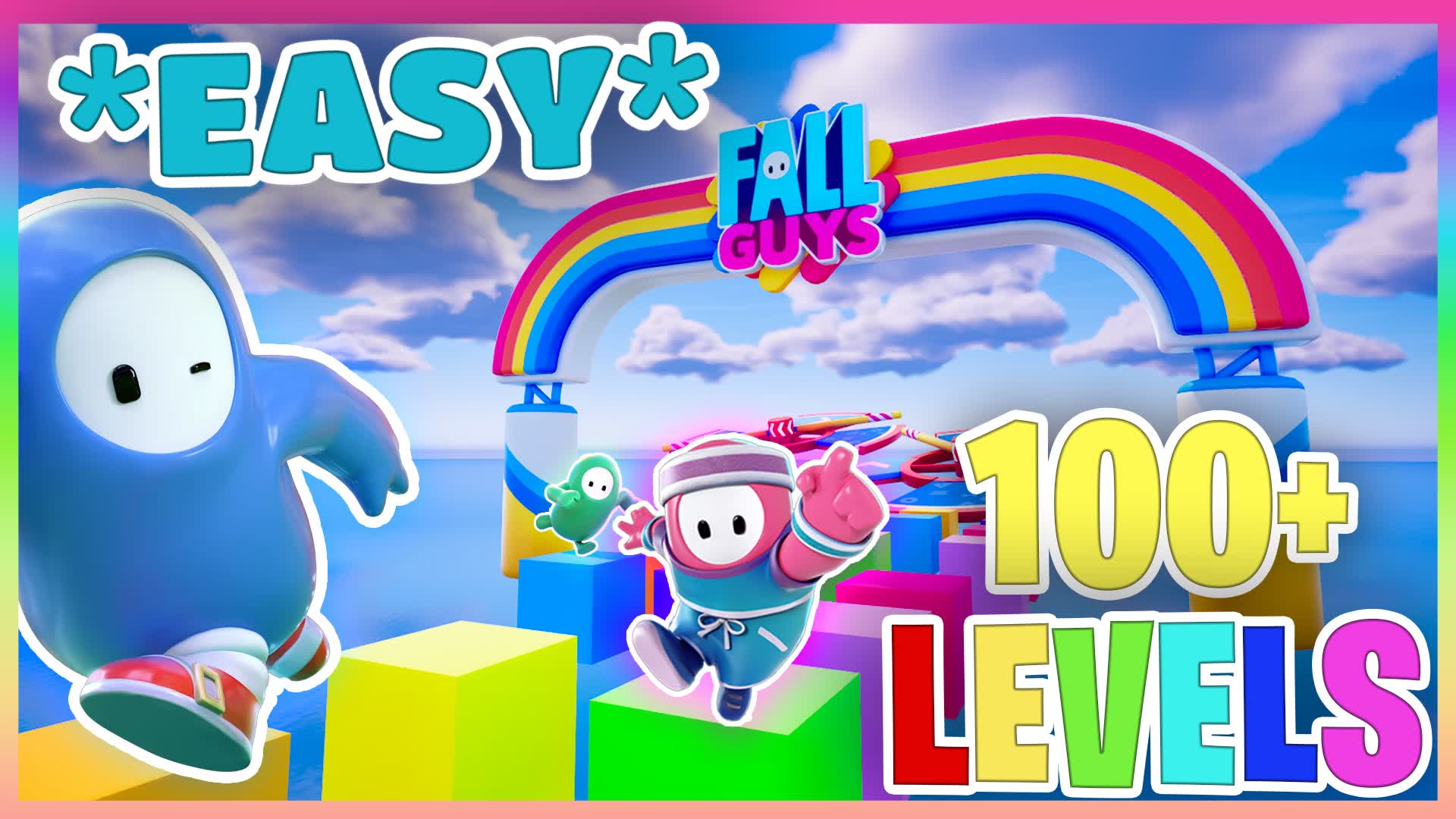 FALL GUYS OBBY EASY PARKOUR 100+ LEVELS 1939-5941-8271 von ajmkuba ...