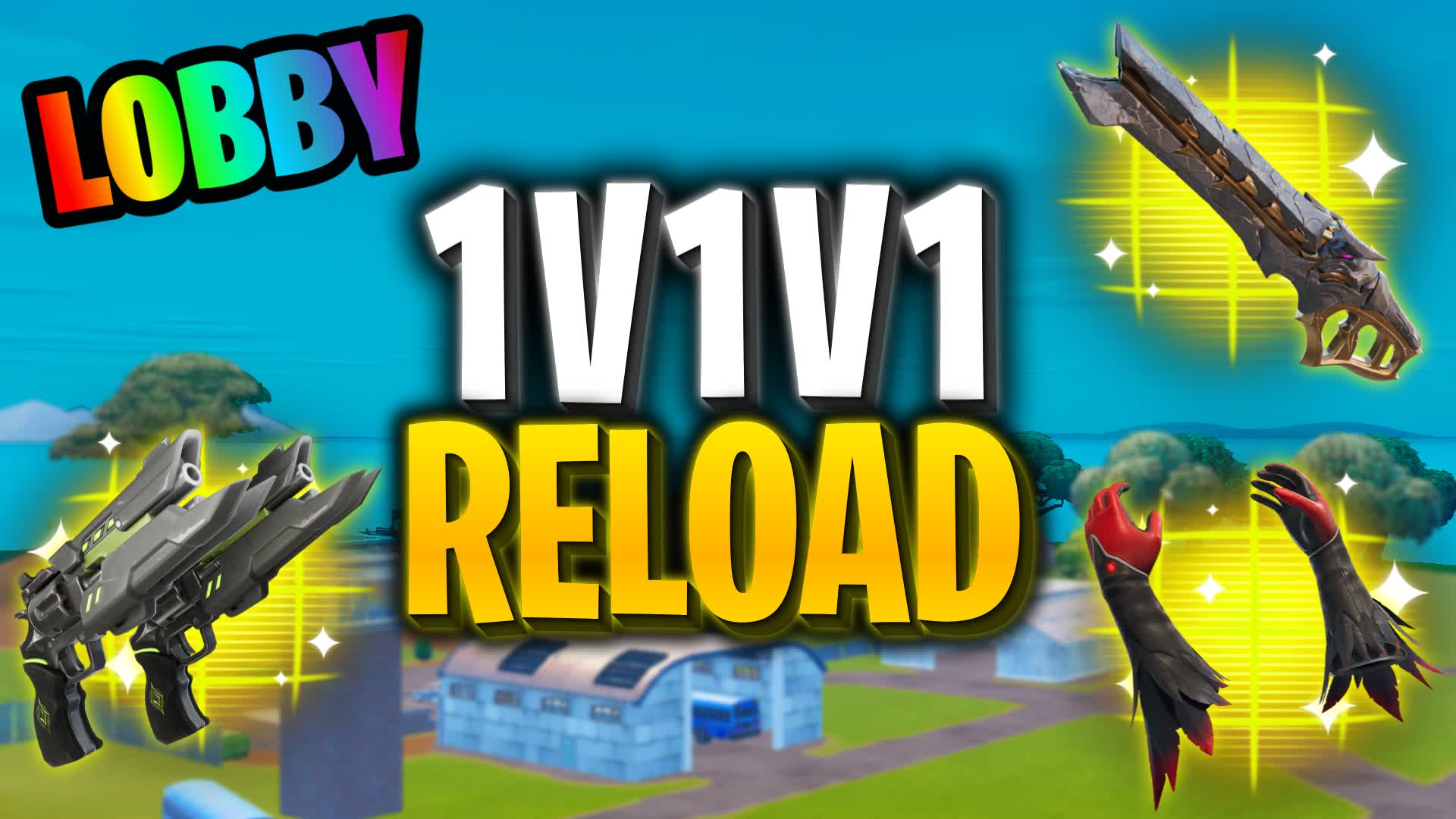 1V1V1 RELOAD LOBBY FREE FOR ALL -待機島- 8215-2355-1083 by lapan ...