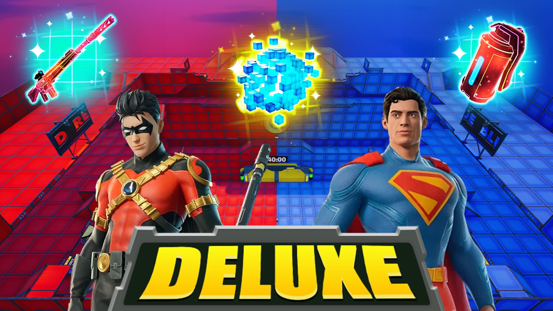 RED VS BLUE DELUXE 🔴🔵 8288-3561-8294 by cwin - Fortnite