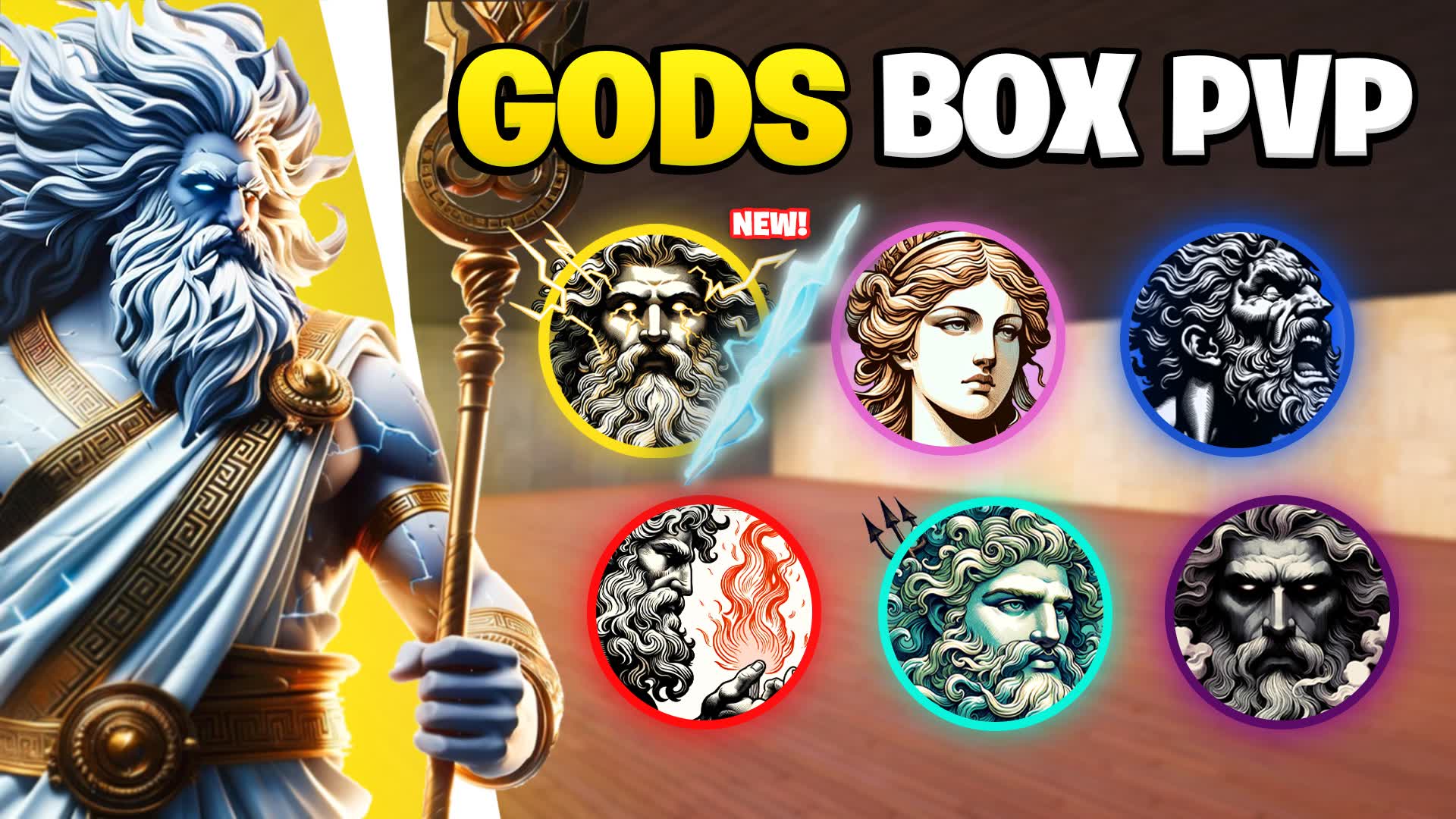 🌩 GODS BOX PVP 📦 7374-7860-4355 by rockky - Fortnite Creative Map Code ...