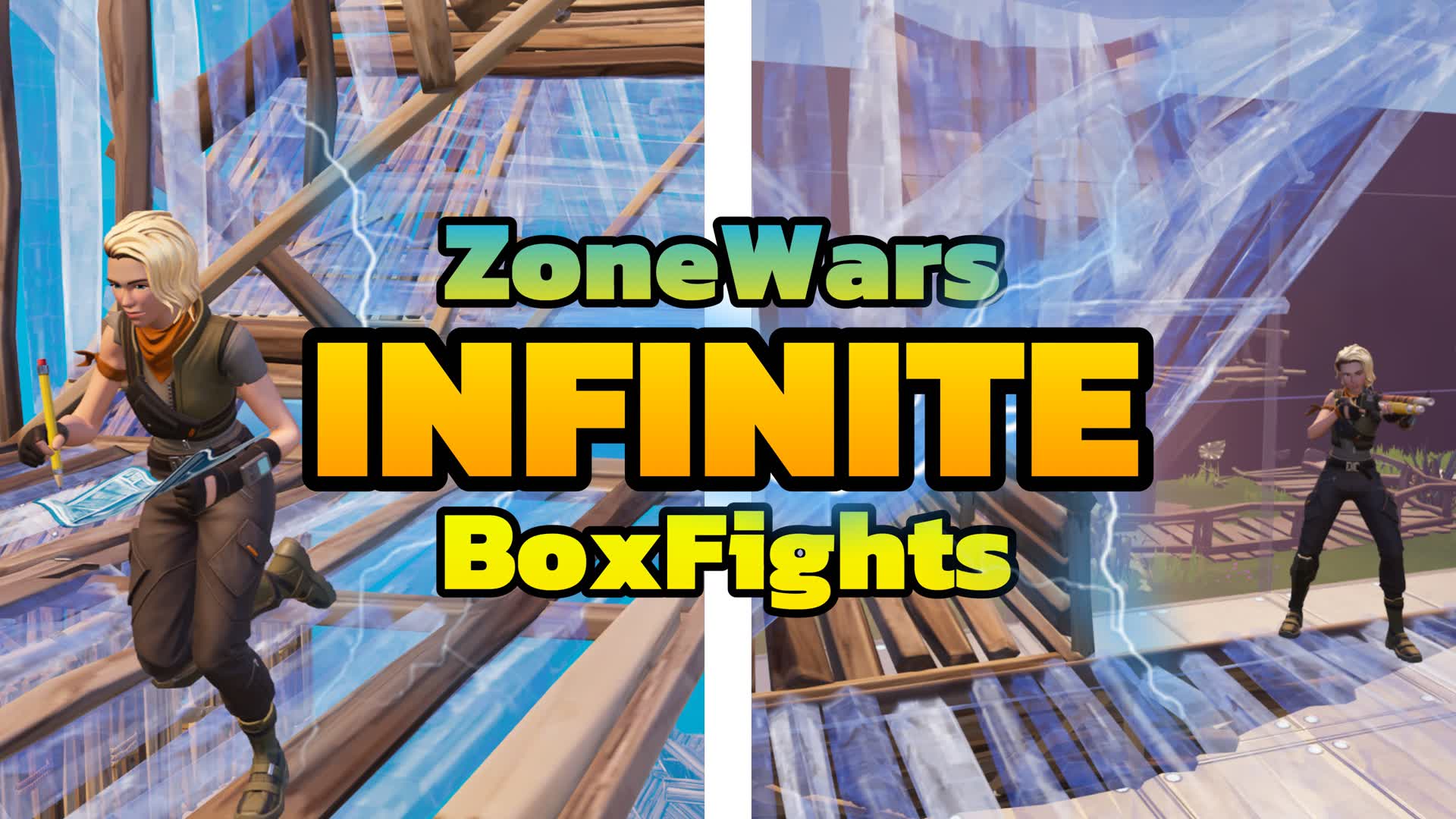 INFINITE ZONEWARS + BOXFIGHTS🎯 6576-6007-4326 by chromey9 - Fortnite Creative Map Code - Fortnite.GG