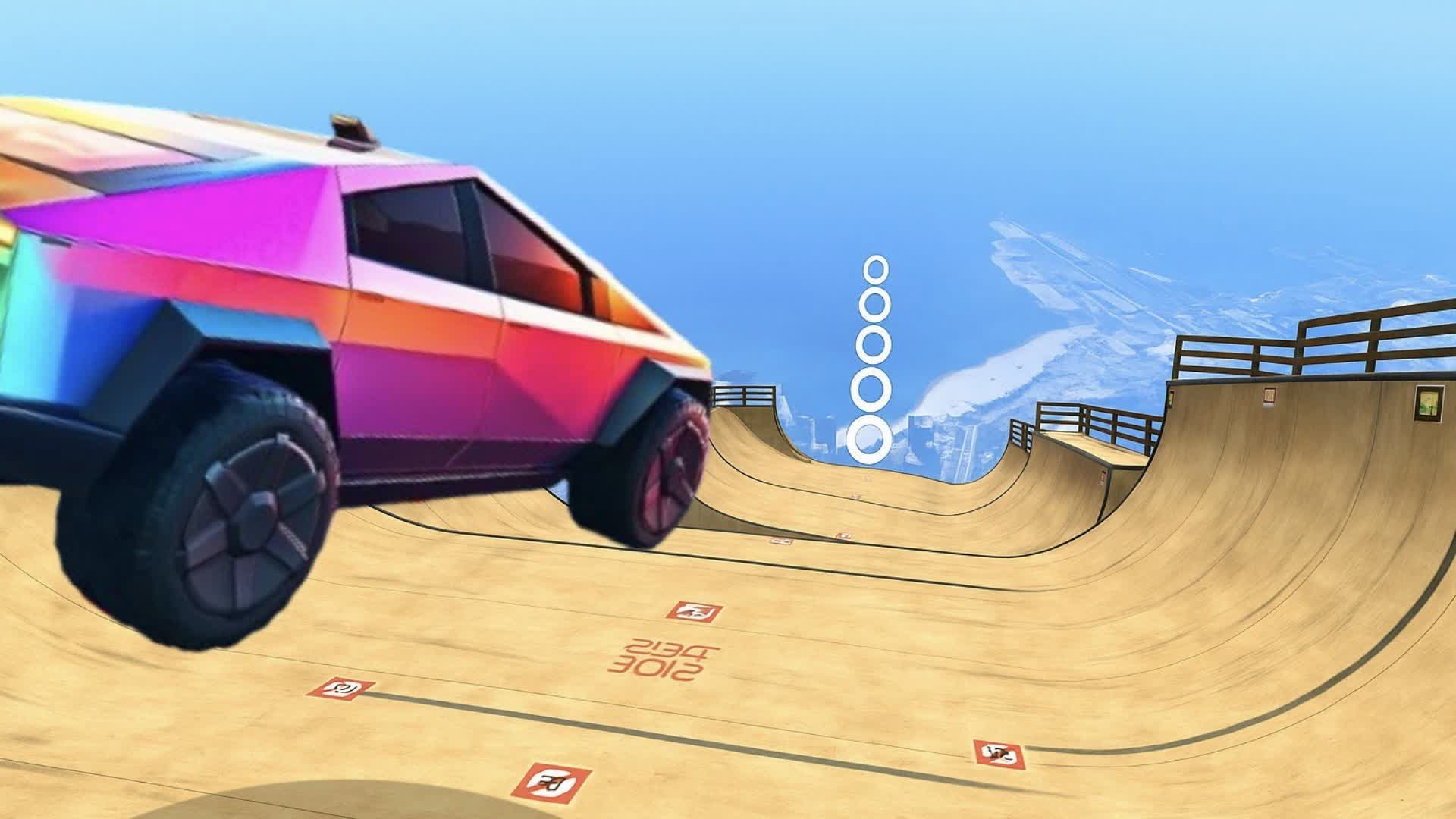 Rainbow Car Parkour 6214-8675-2061 by racingmaps - Fortnite Creative ...
