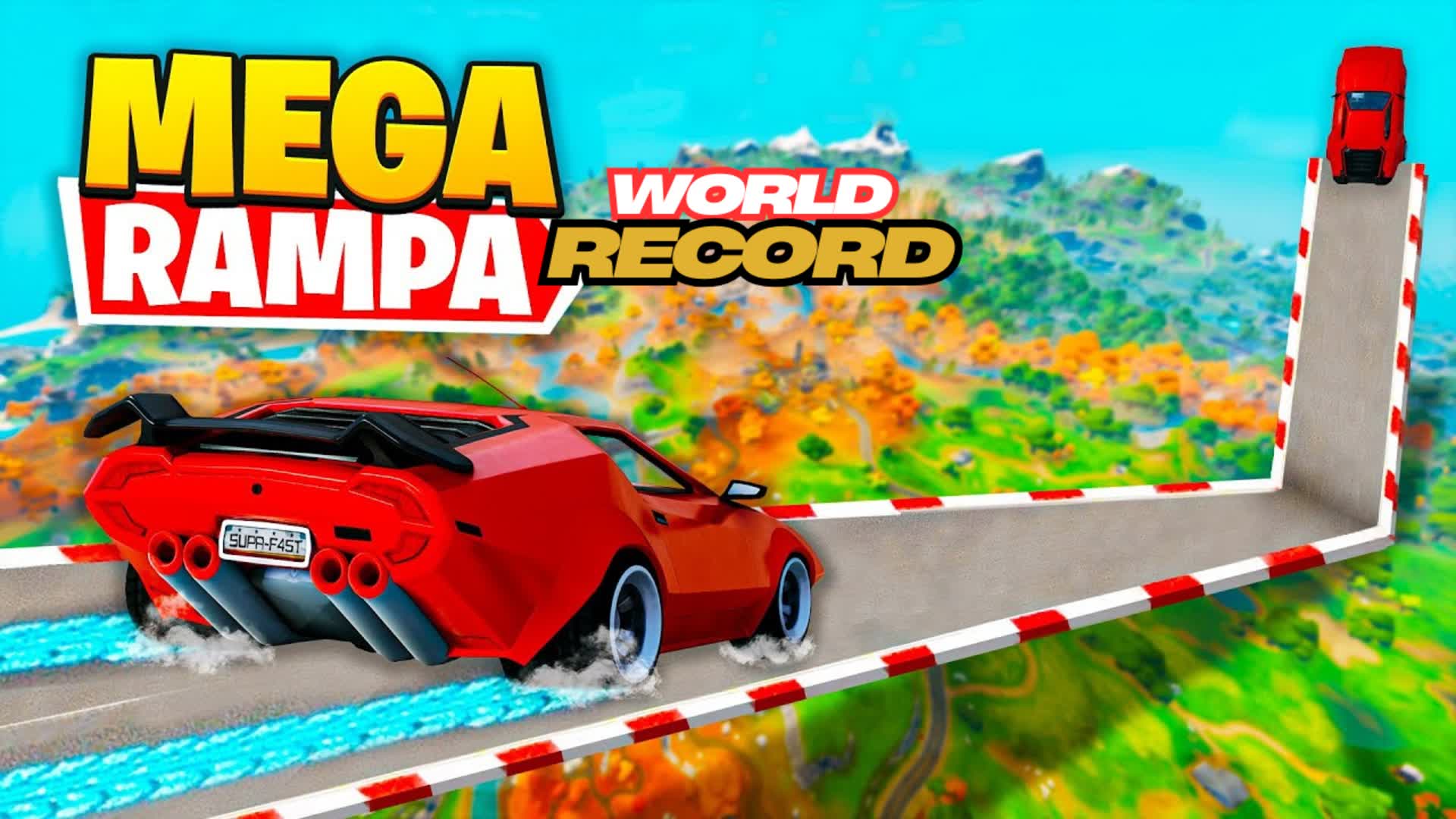 Mega Ramp WORLD RECORD 9158-8774-6007 by brunagamer - Fortnite Creative ...