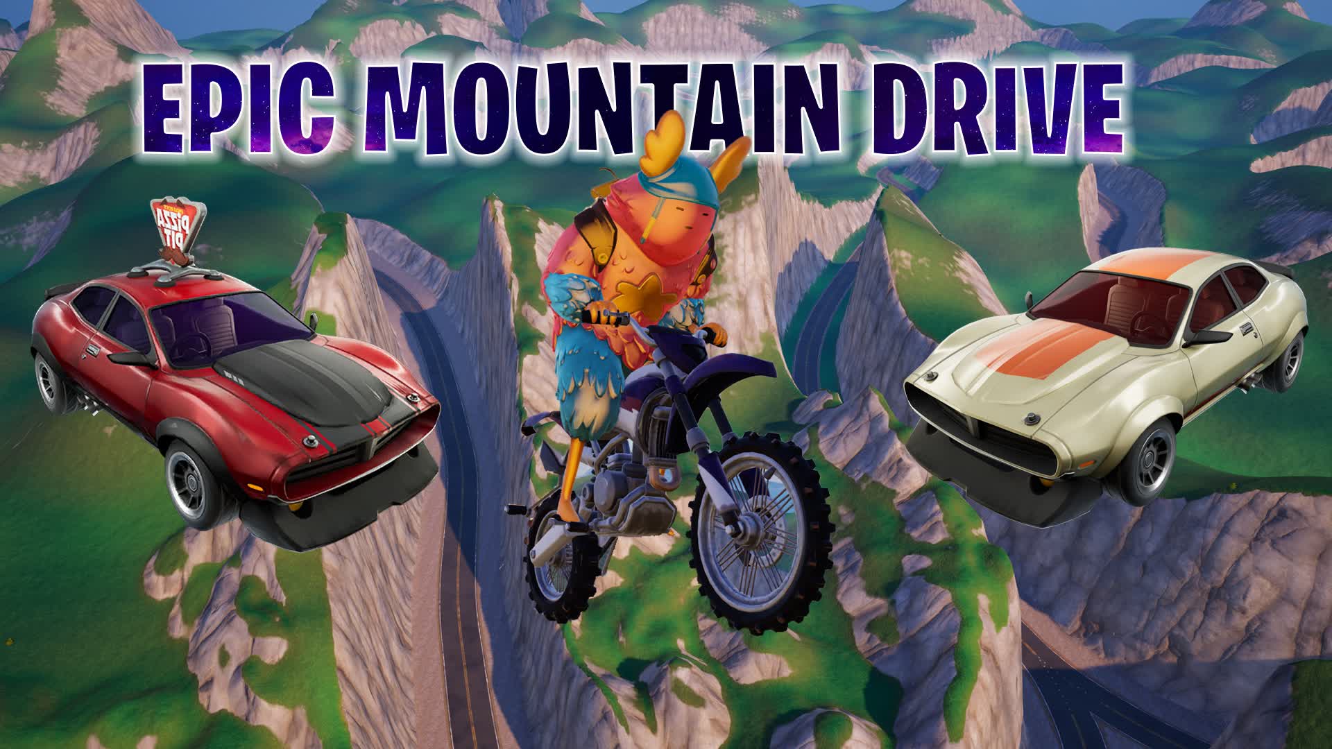 Epic Mountain Drive 9663-4974-0800 by lestormie - Fortnite Creative Map ...