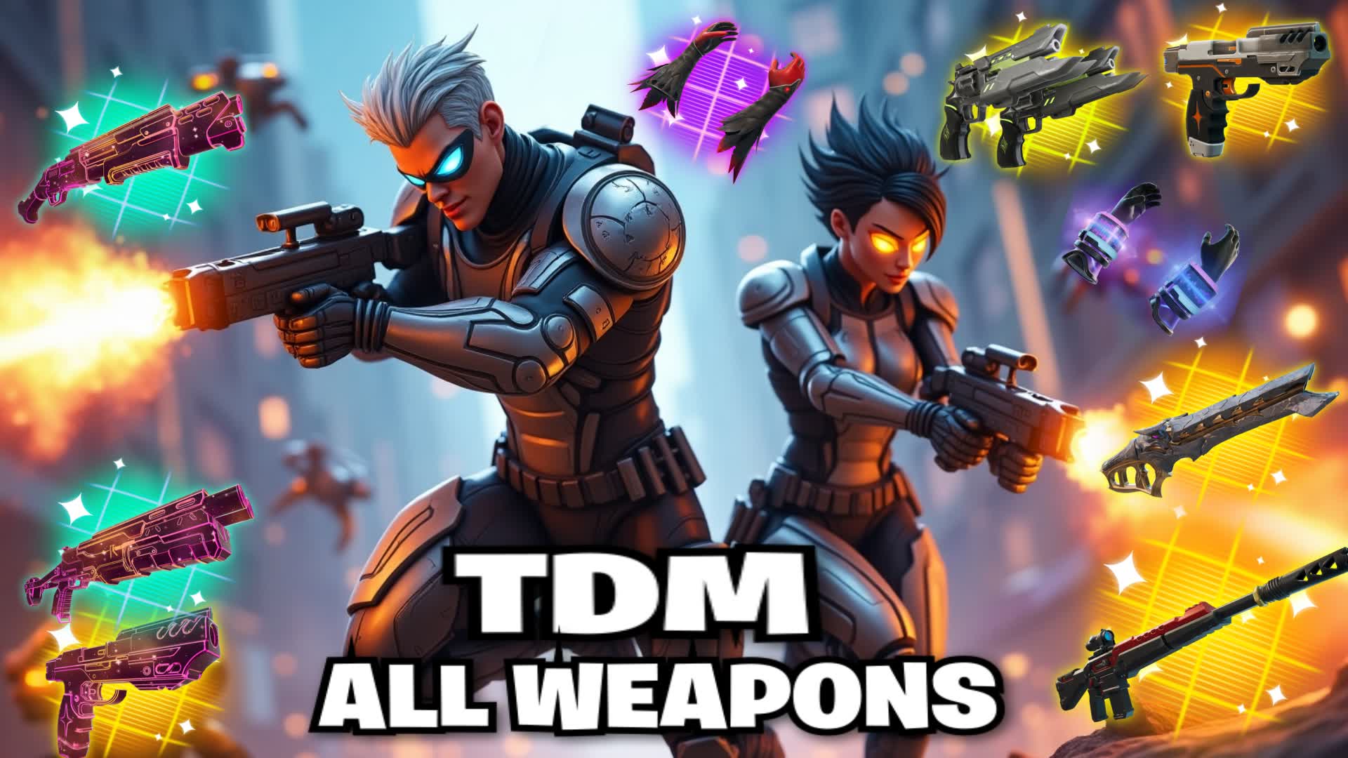 ⚔️ EGO ALL WEAPONS TDM 8693-5807-1704 by ironydev23 - Fortnite
