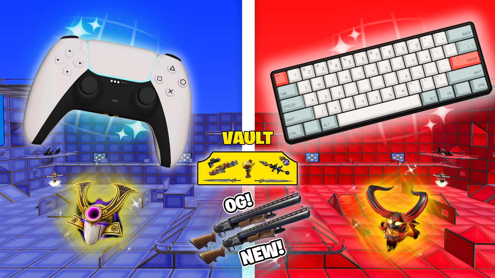 🔵CONTROLLER VS KEYBOARD🔴 7310-8908-6611 by hazelstd - Fortnite Creative Map Code - Fortnite.GG