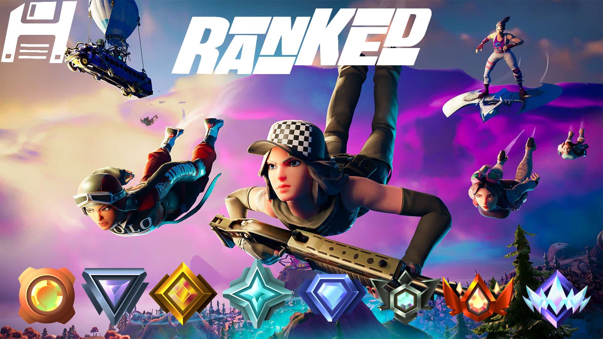 🏆Realistic Late Game 6144-6652-2032 by clarvs - Fortnite Creative Map Code - Fortnite.GG