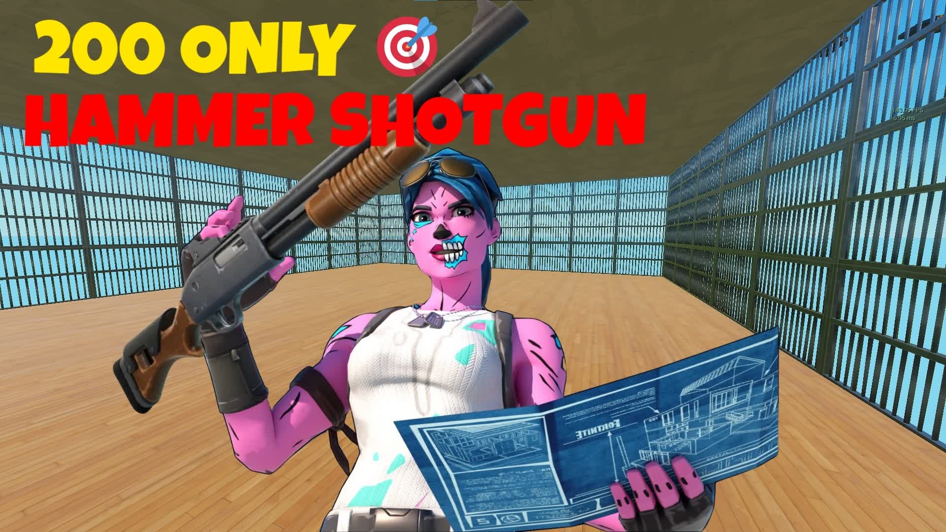 200 ONLY BOXFIGHTS *HAMMER* 6112-2296-8095 by wajpi - Fortnite Creative Map Code - Fortnite.GG