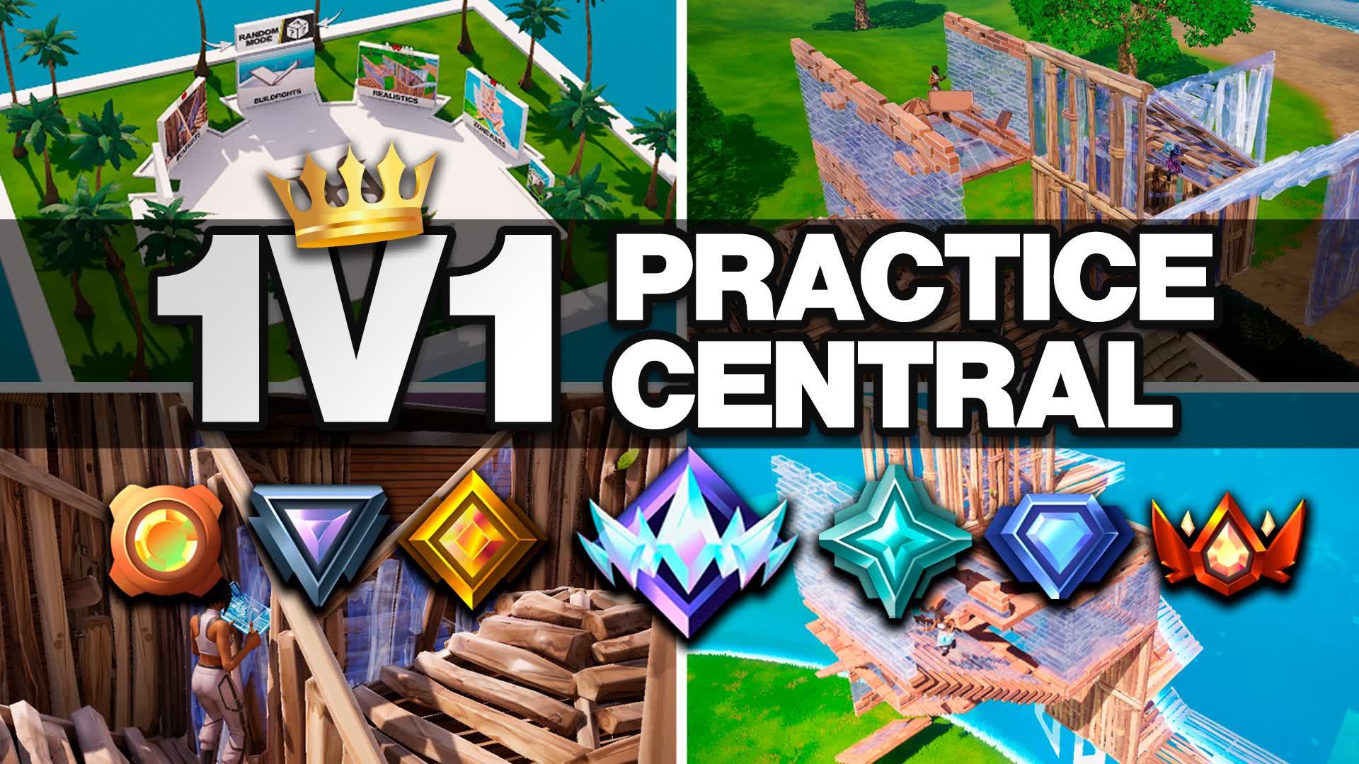 1V1 PRACTICE CENTRAL [VYX] 6385-3148-1200 by khaorz - フォートナイト