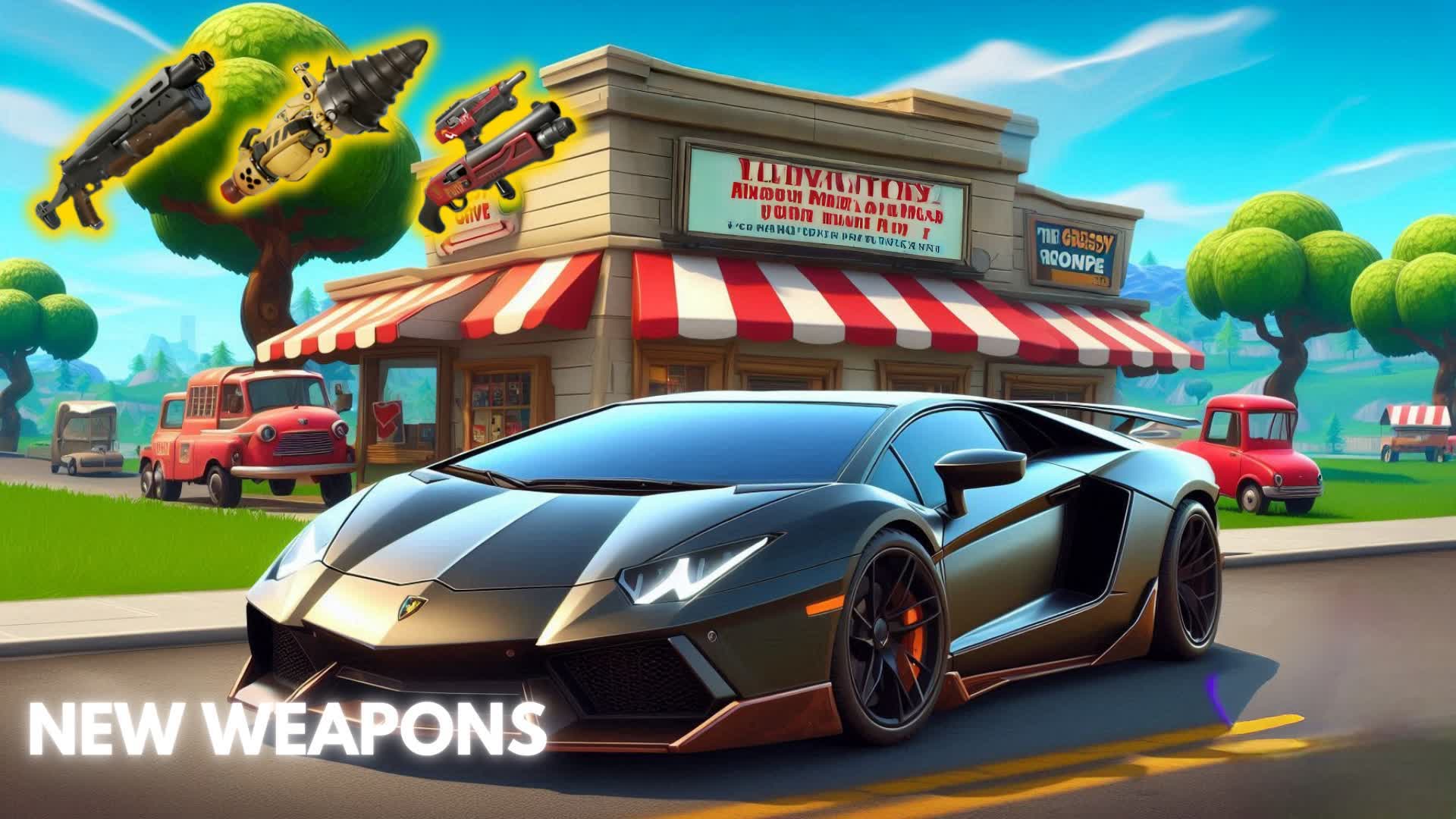 GRAND SUPER DRiVing NEW WEAPONS 💯 0873-5110-6701 by mrmr2 - Fortnite