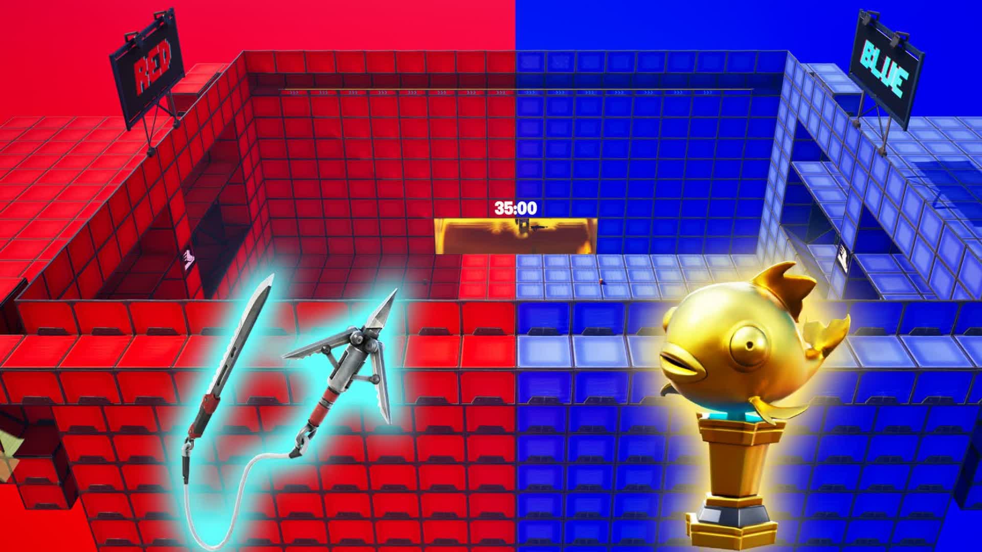 32 Player Red Vs Blue 🔴🔵 3433-3069-5139 by teamfmc - Fortnite Creative ...